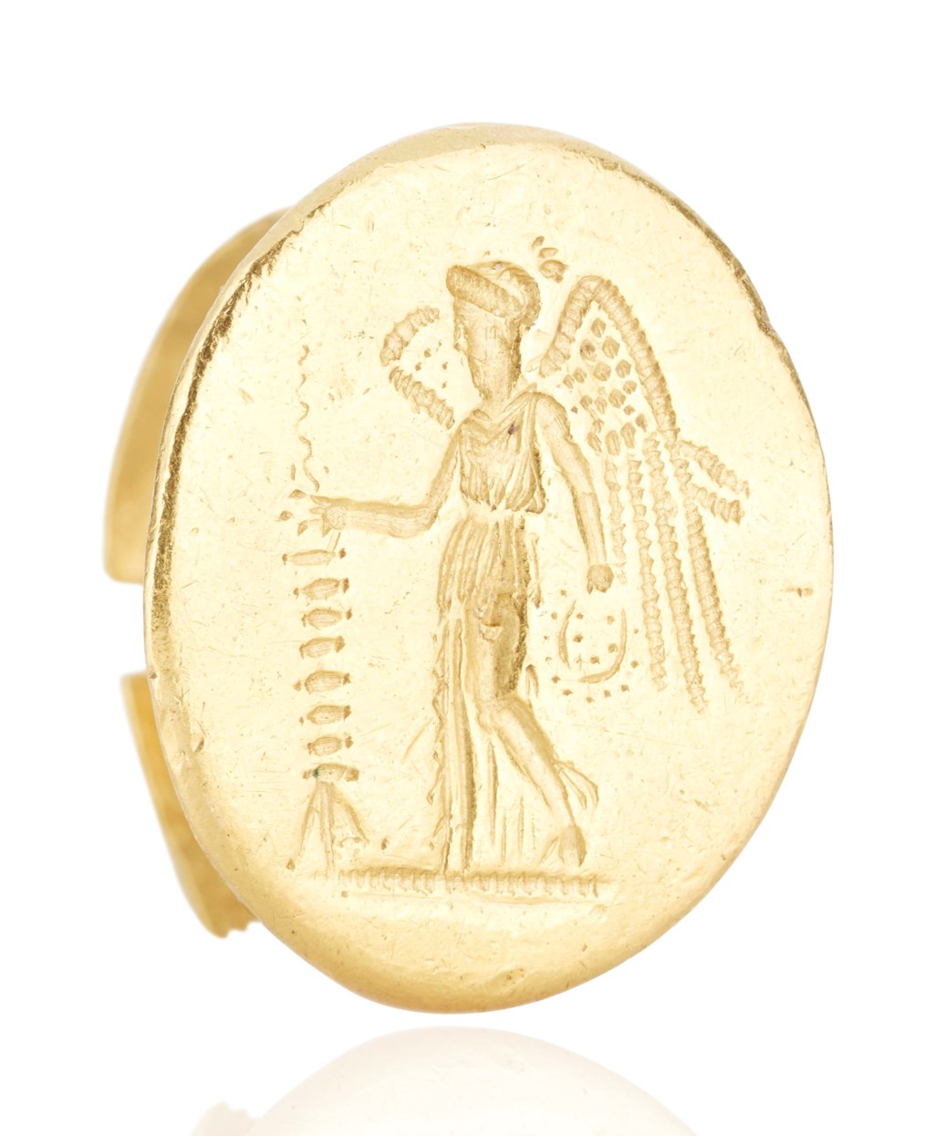 A GREEK GOLD FINGER RING, CLASSICAL PERIOD, CIRCA 4TH CENTURY B.C ...