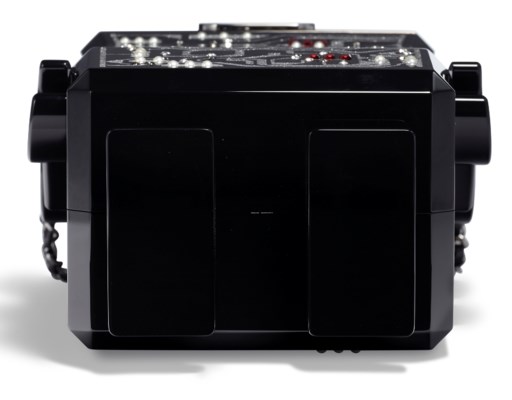 A DATA CENTER RUNWAY BLACK LUCITE ROBOT EVENING BAG, CHANEL, SPRING ...