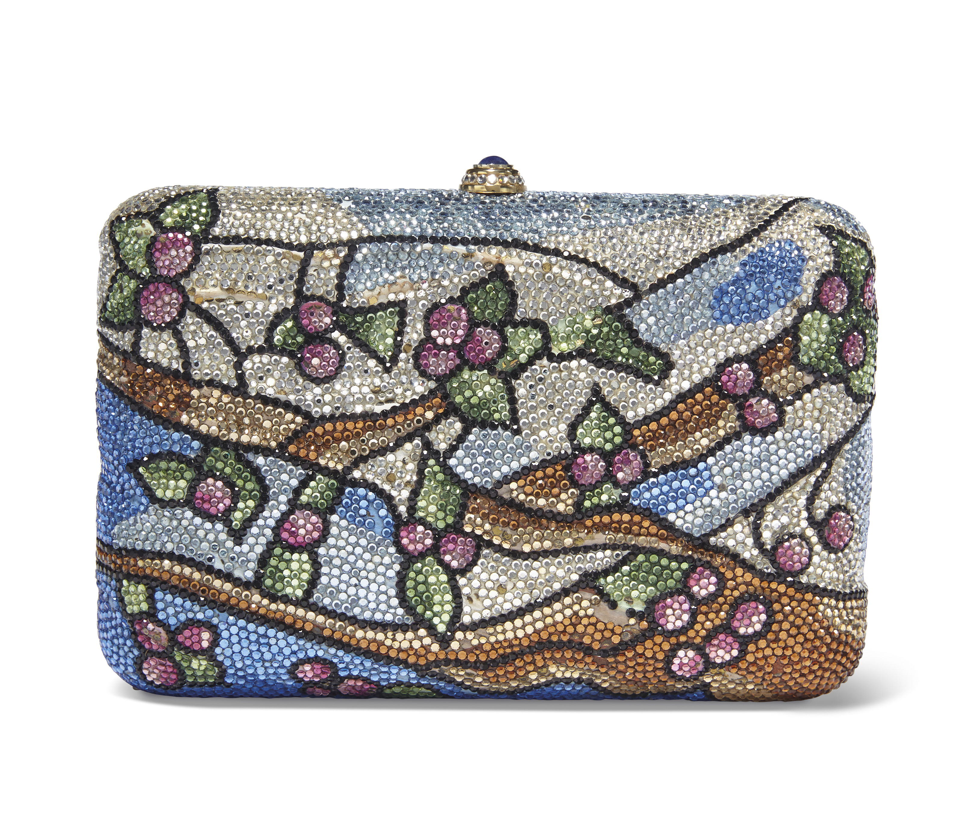 A MULTICOLOR CRYSTAL FLORAL EVENING BAG, JUDITH LEIBER, 2000s | Christie’s