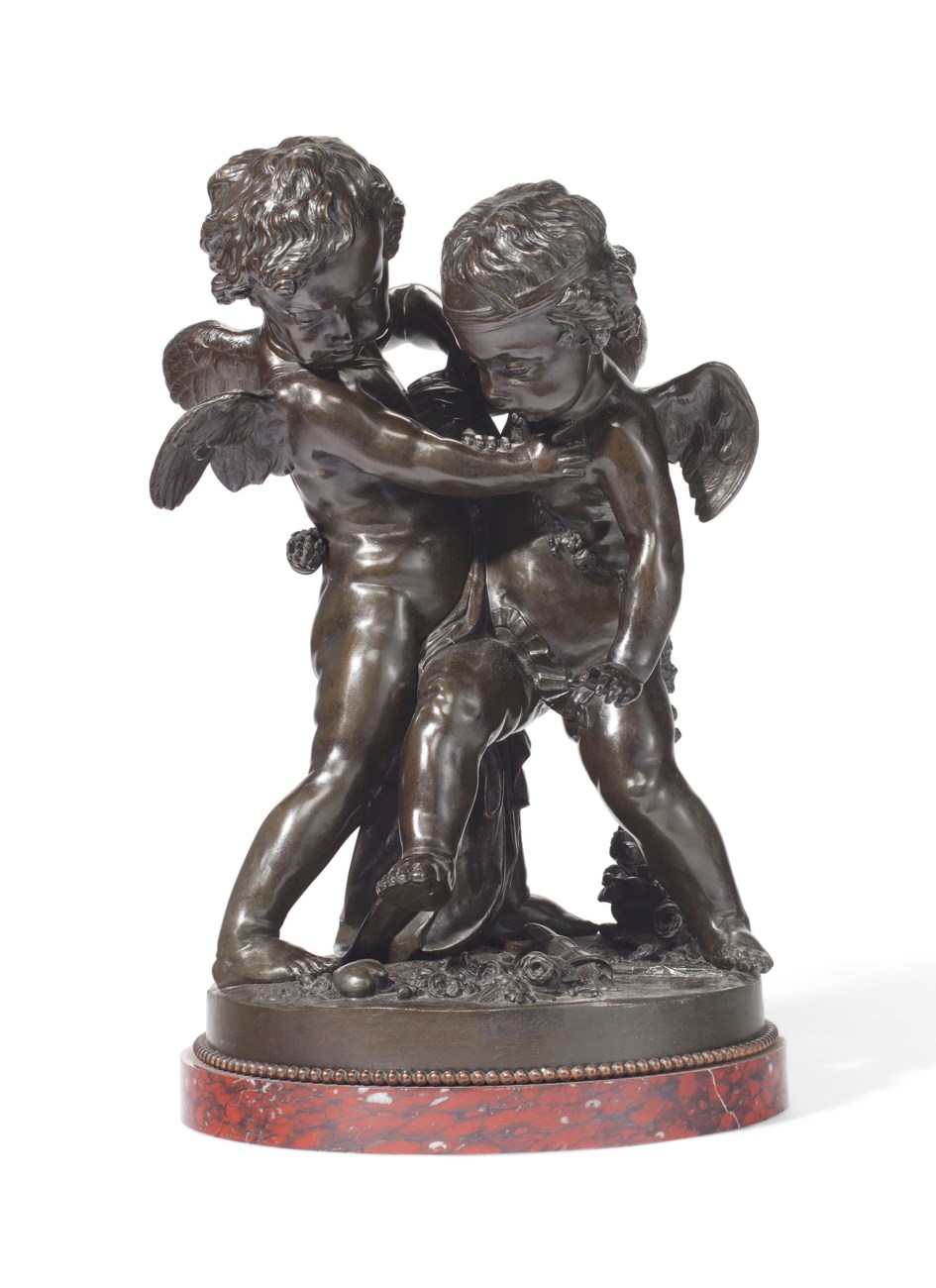 AFTER ÉTIENNE-MAURICE FALCONET (FRENCH, 1716-1791), Deux amours se ...