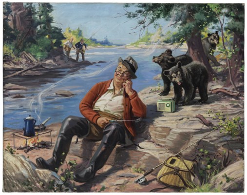 Hy Hintermeister (1897-1972), Fishermen: A Group of Five Works | Christie’s