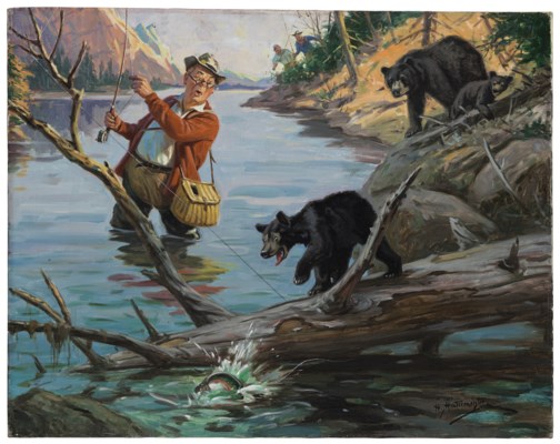 Hy Hintermeister (1897-1972), Fishermen: A Group of Five Works | Christie’s
