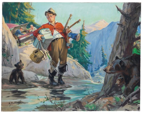 Hy Hintermeister (1897-1972), Fishermen: A Group of Five Works | Christie’s