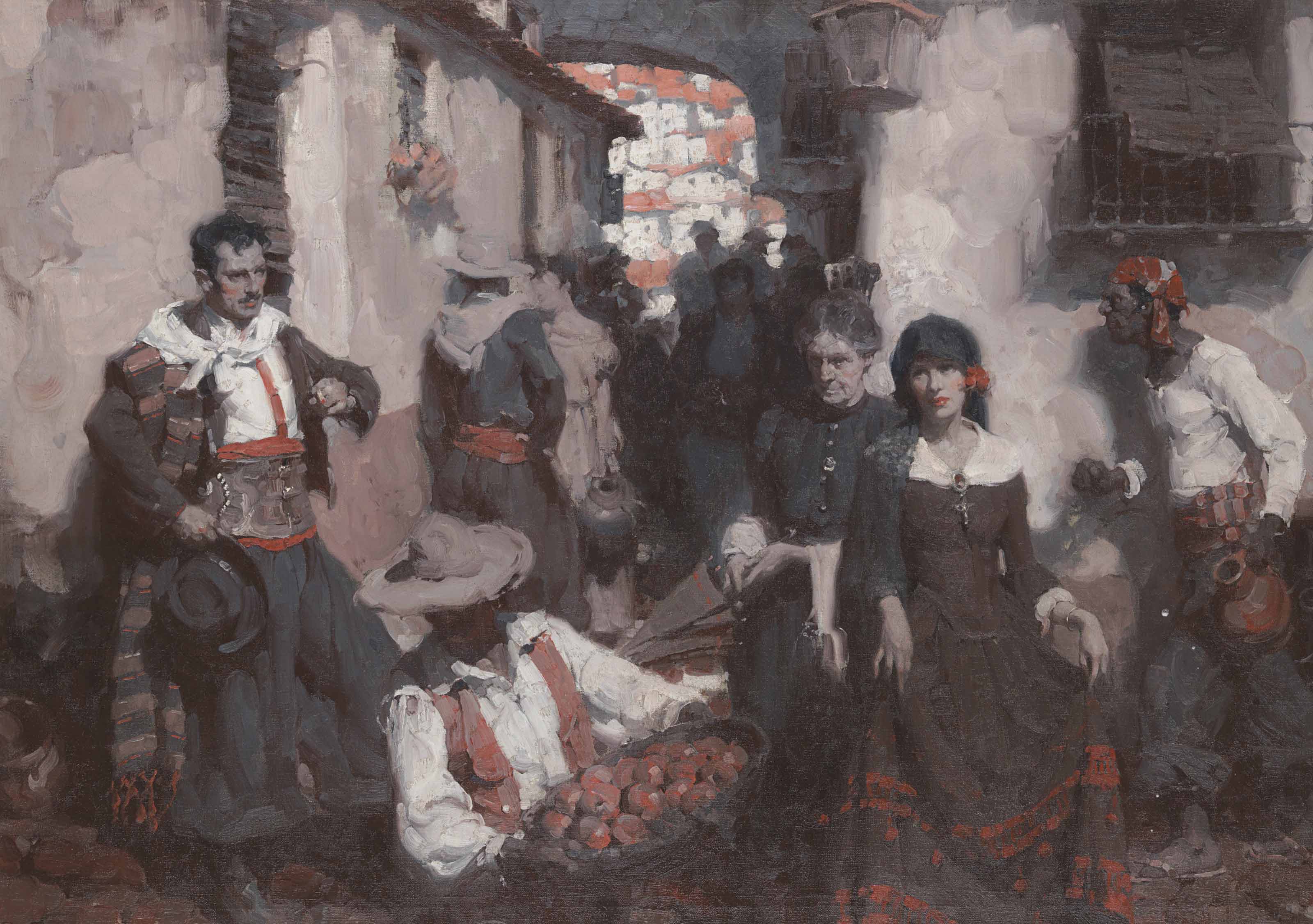 Mead Schaeffer (1898-1980), "Valencia was made aware of the fact that ...