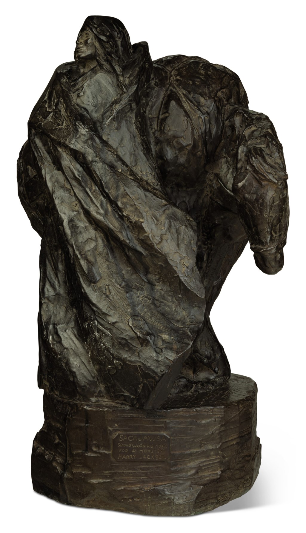 Harry Jackson (1924-2011), Sacajawea with Pack Horse, 'Second Working ...