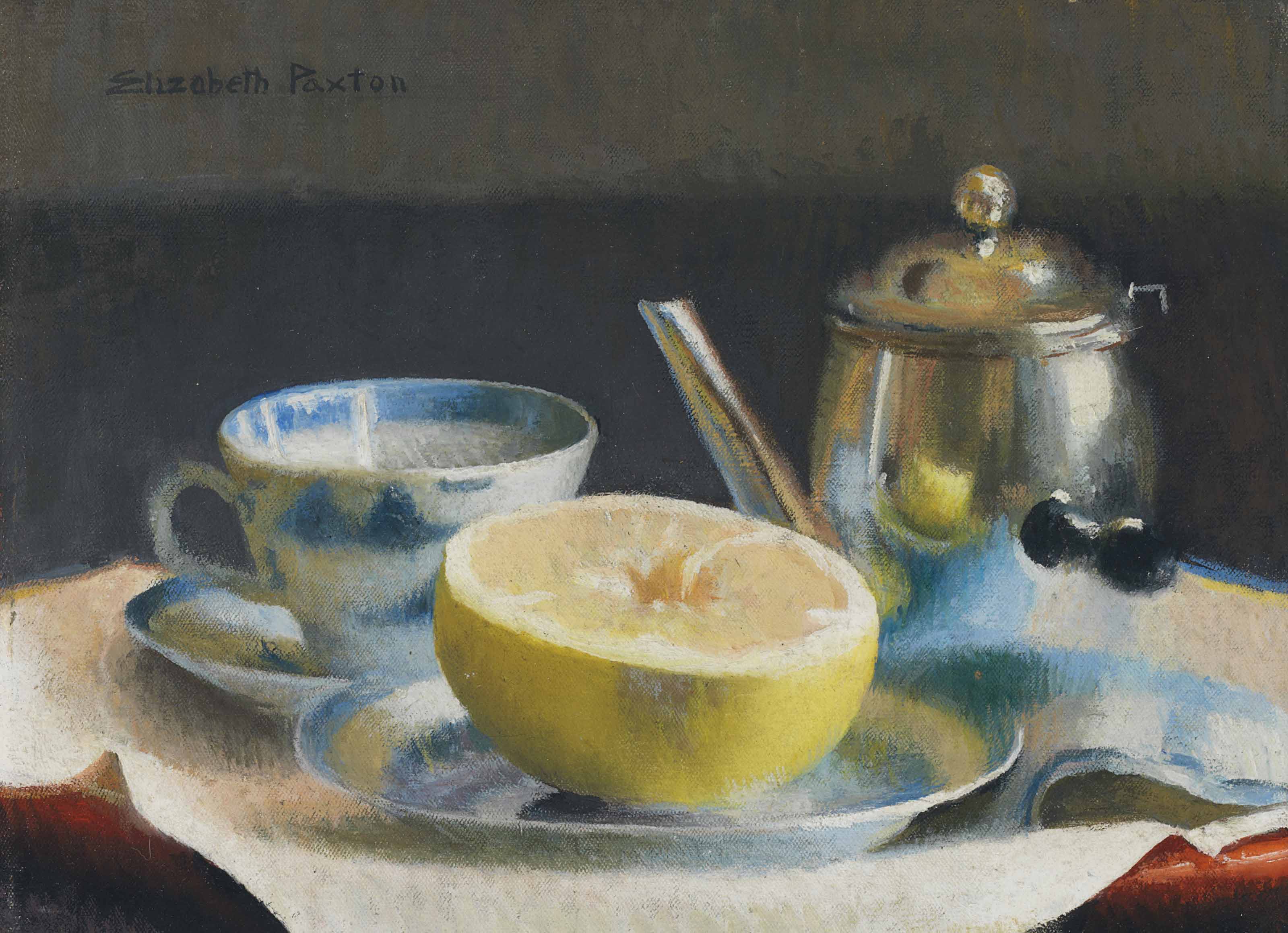 Elizabeth Vaughan Okie Paxton (1877-1971), The Silver Coffee Pot ...