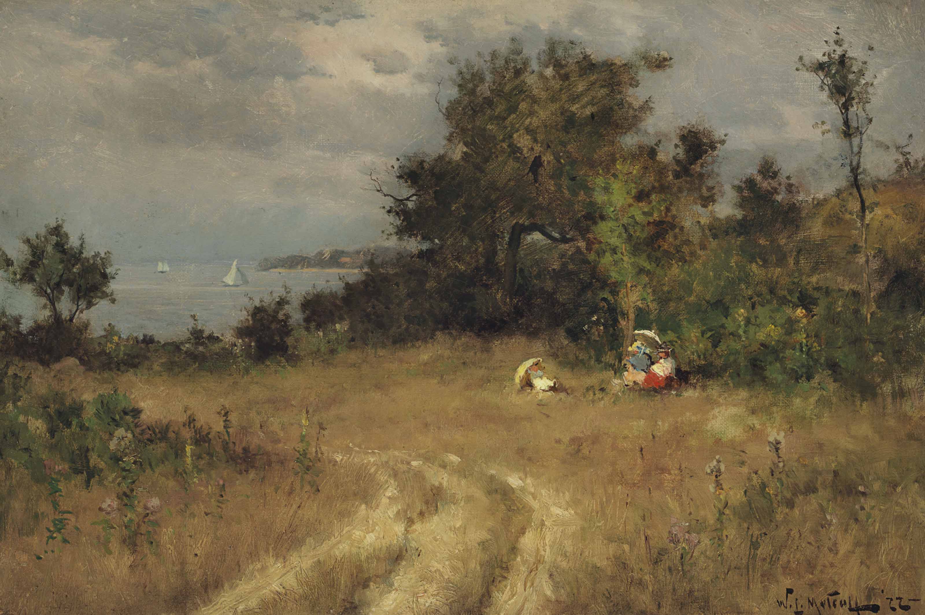 Willard Leroy Metcalf (1858-1925), Sandy Hollow, Manchester ...