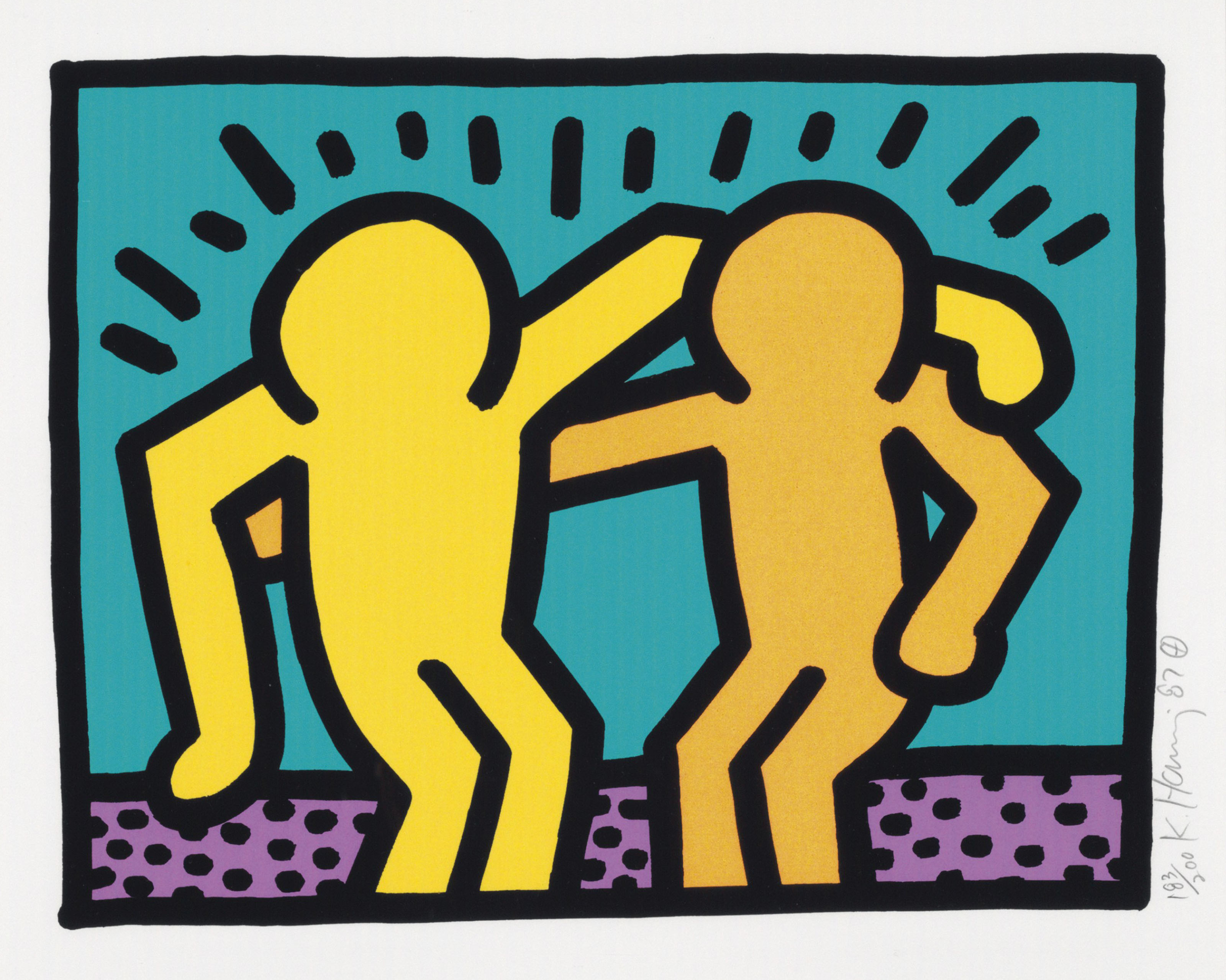 KEITH HARING (1958-1990), Pop Shop I: one plate | Christie’s