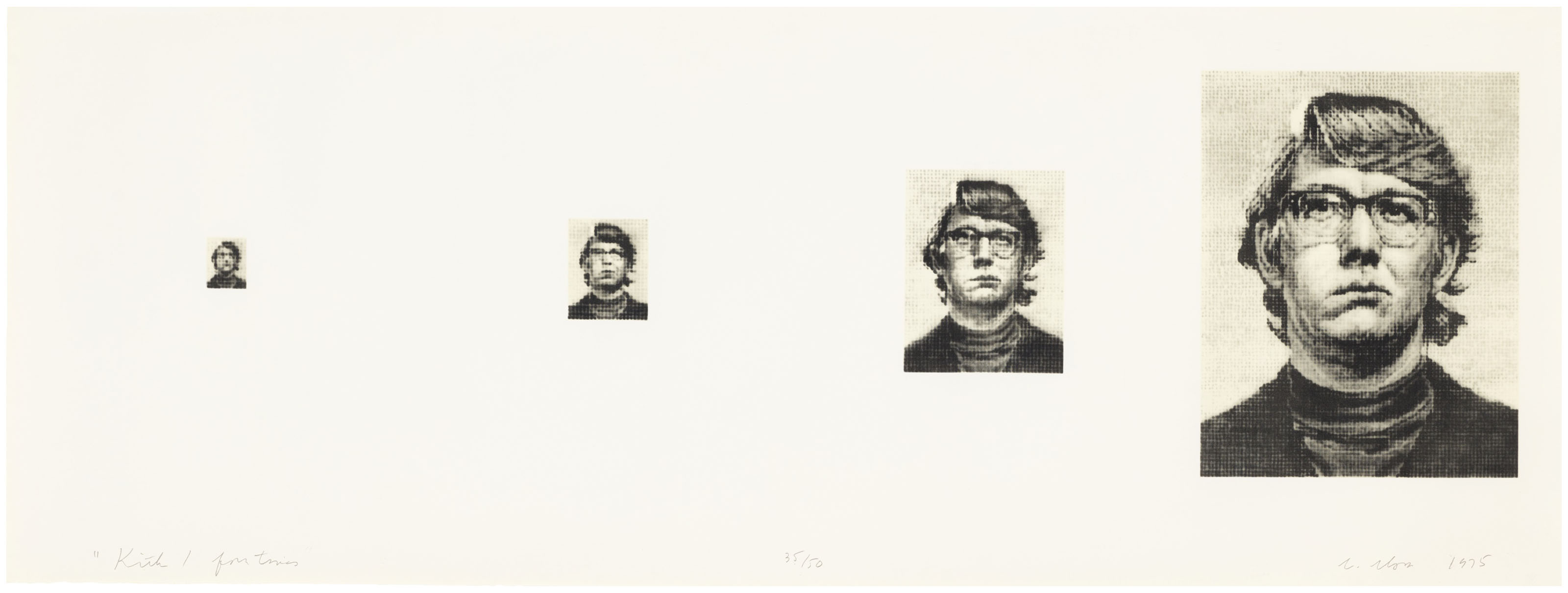 CHUCK CLOSE (B. 1940), Keith/Four Times | Christie’s