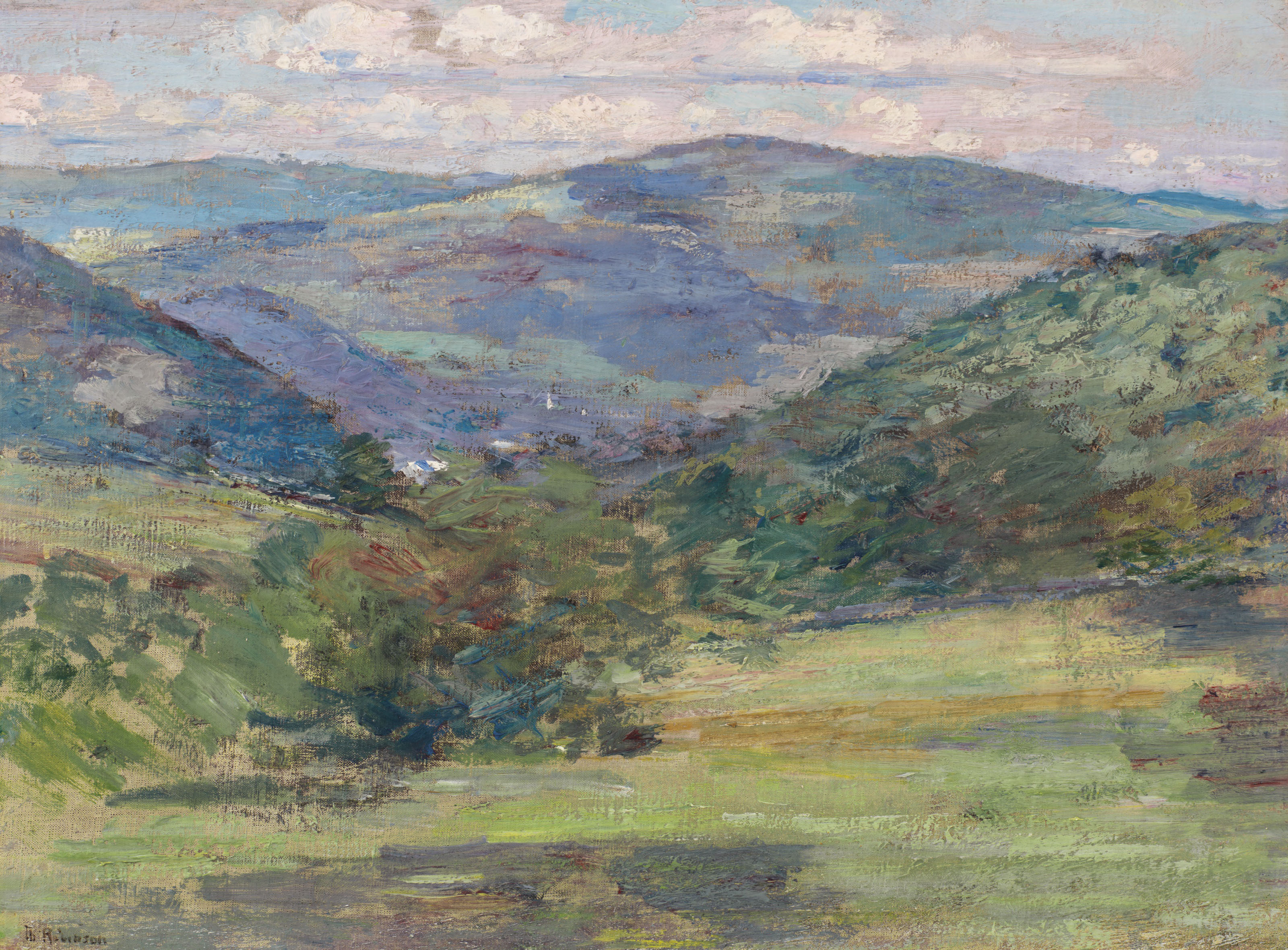 Theodore Robinson (1852-1896), Vermont Hill | Christie’s