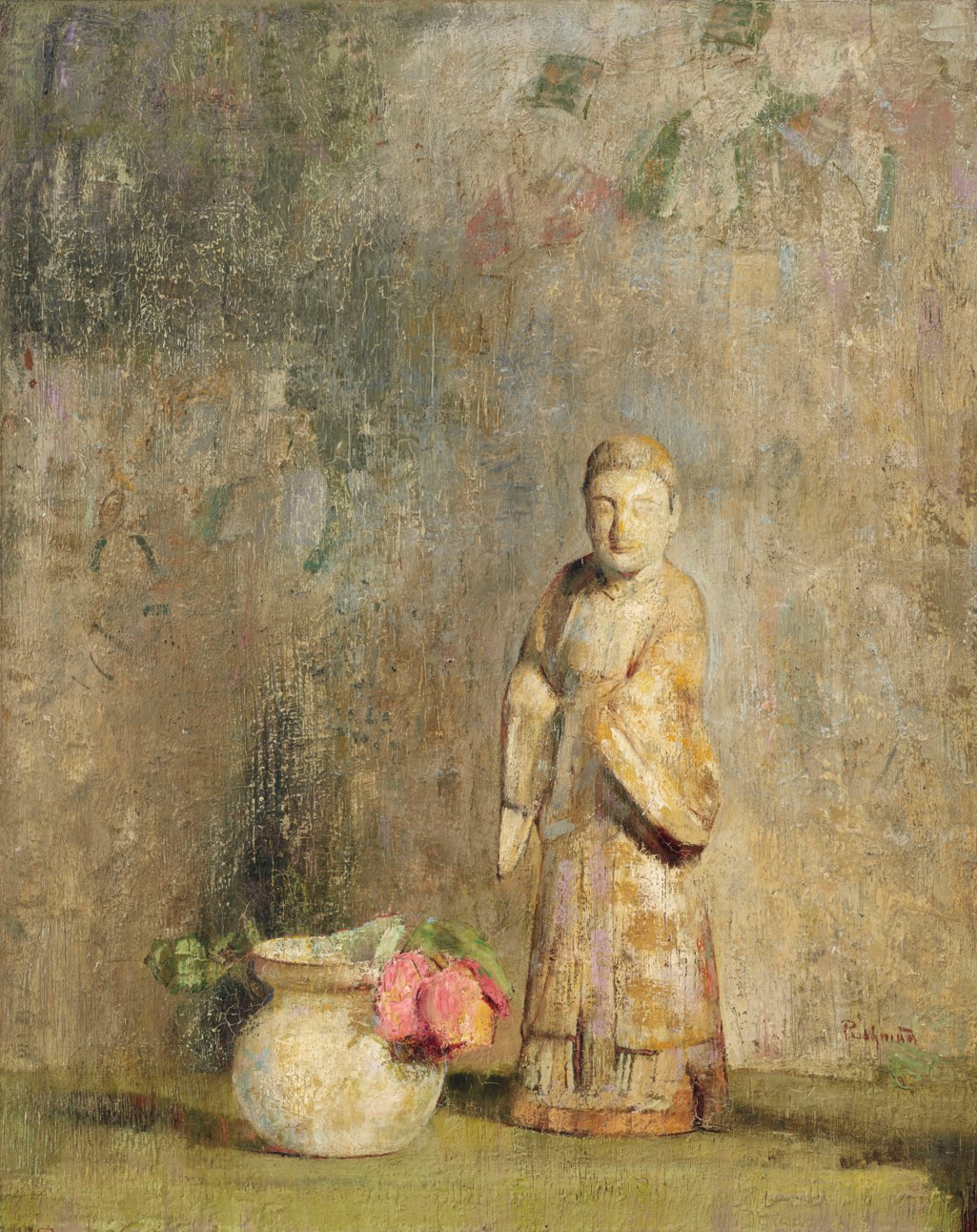 Hovsep Pushman (1877-1966), Still Life with Vessel and Figurine ...