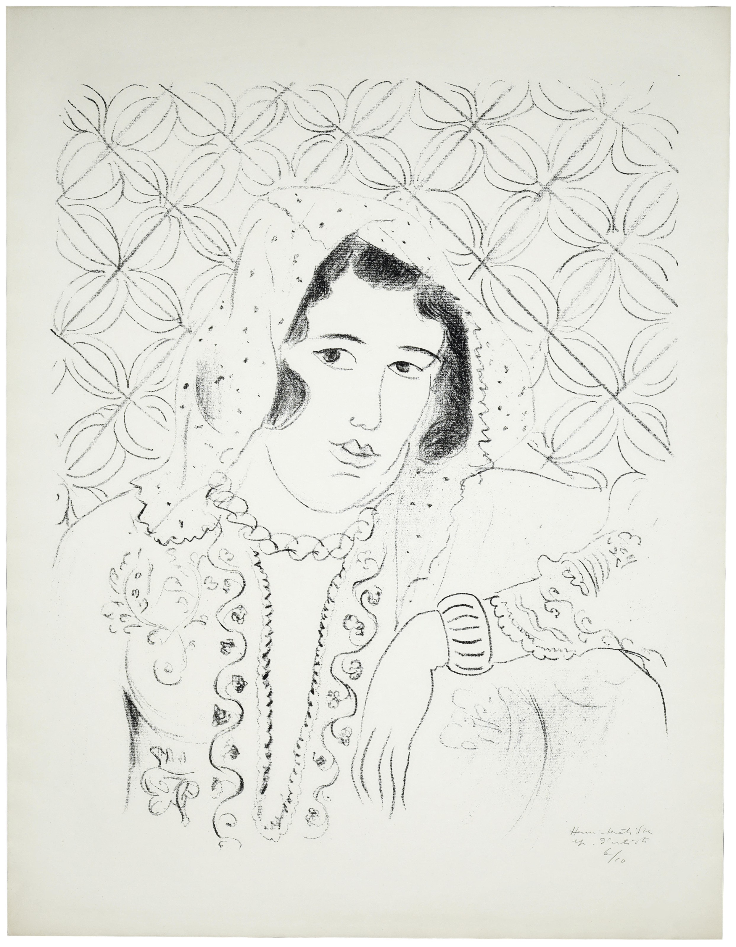 HENRI MATISSE (1869-1954), Figure devant tapa africain | Christie’s