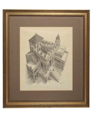 MAURITS CORNELIS ESCHER (1898-1972), Ascending and Descending | Christie’s