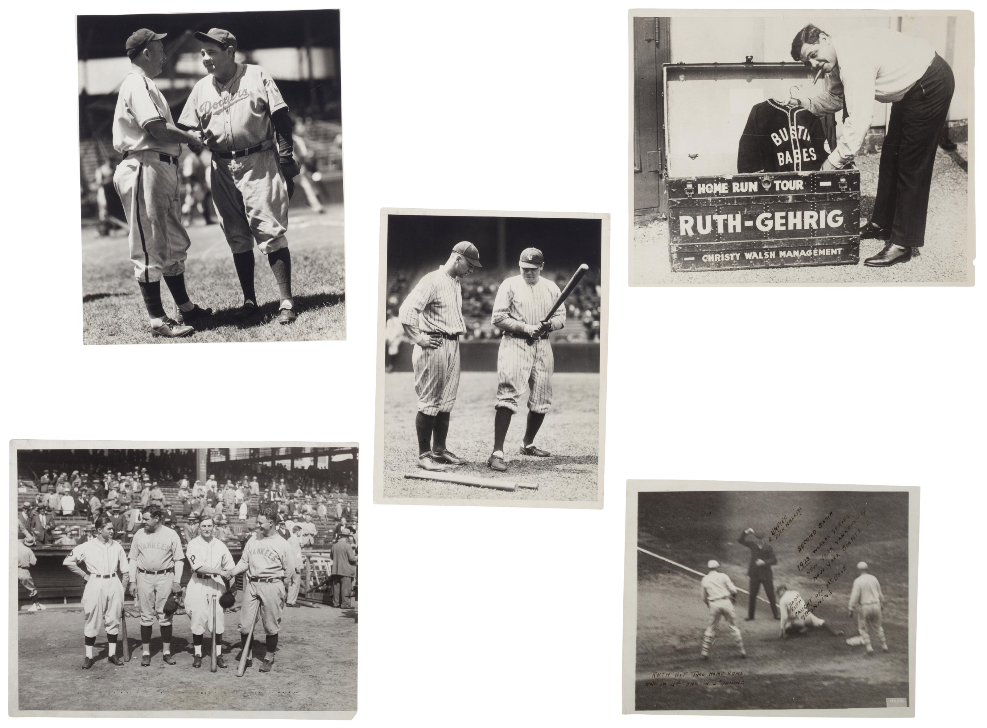 BABE RUTH PHOTOGRAPH COLLECTION, Christie’s BABE RUTH PHOTOGRAPH COLLECTION