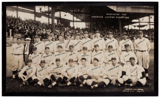 1925 WASHINGTON SENATORS TEAM PHOTOGRAPH, | Christie’s