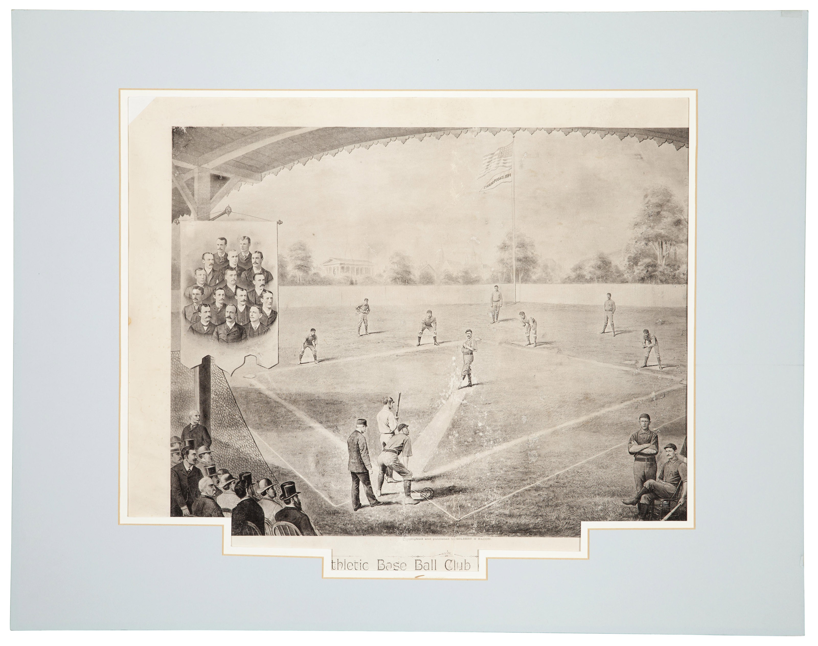 1884 ATHLETIC BASE BALL CLUB OF PHILADELPHIA PRINT, | Christie’s