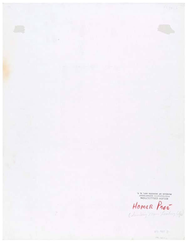 HOMER PAGE (1918–1985), Two images of smiling man looking up, 1933 ...