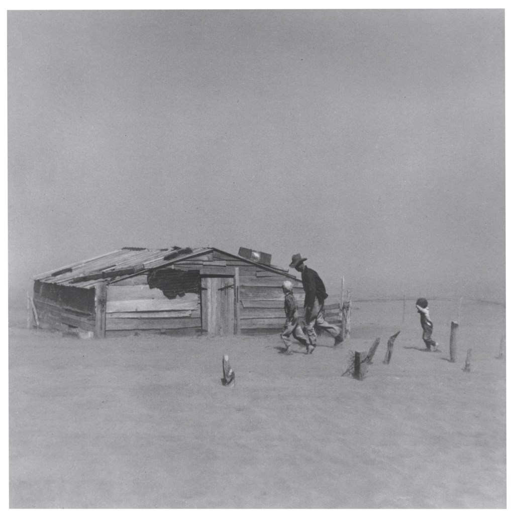 ARTHUR ROTHSTEIN (1915–1985), Two images of Farmer and Son Walking in ...