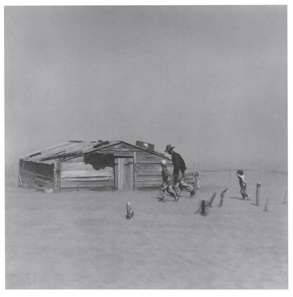 ARTHUR ROTHSTEIN (1915–1985), Two images of Farmer and Son Walking in ...