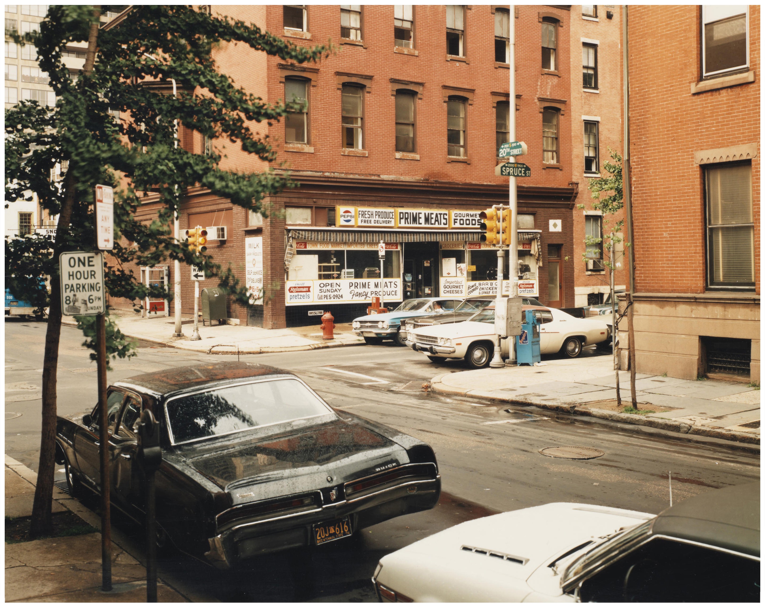 STEPHEN SHORE (B. 1947), Twentieth Street and Spruce Street ...