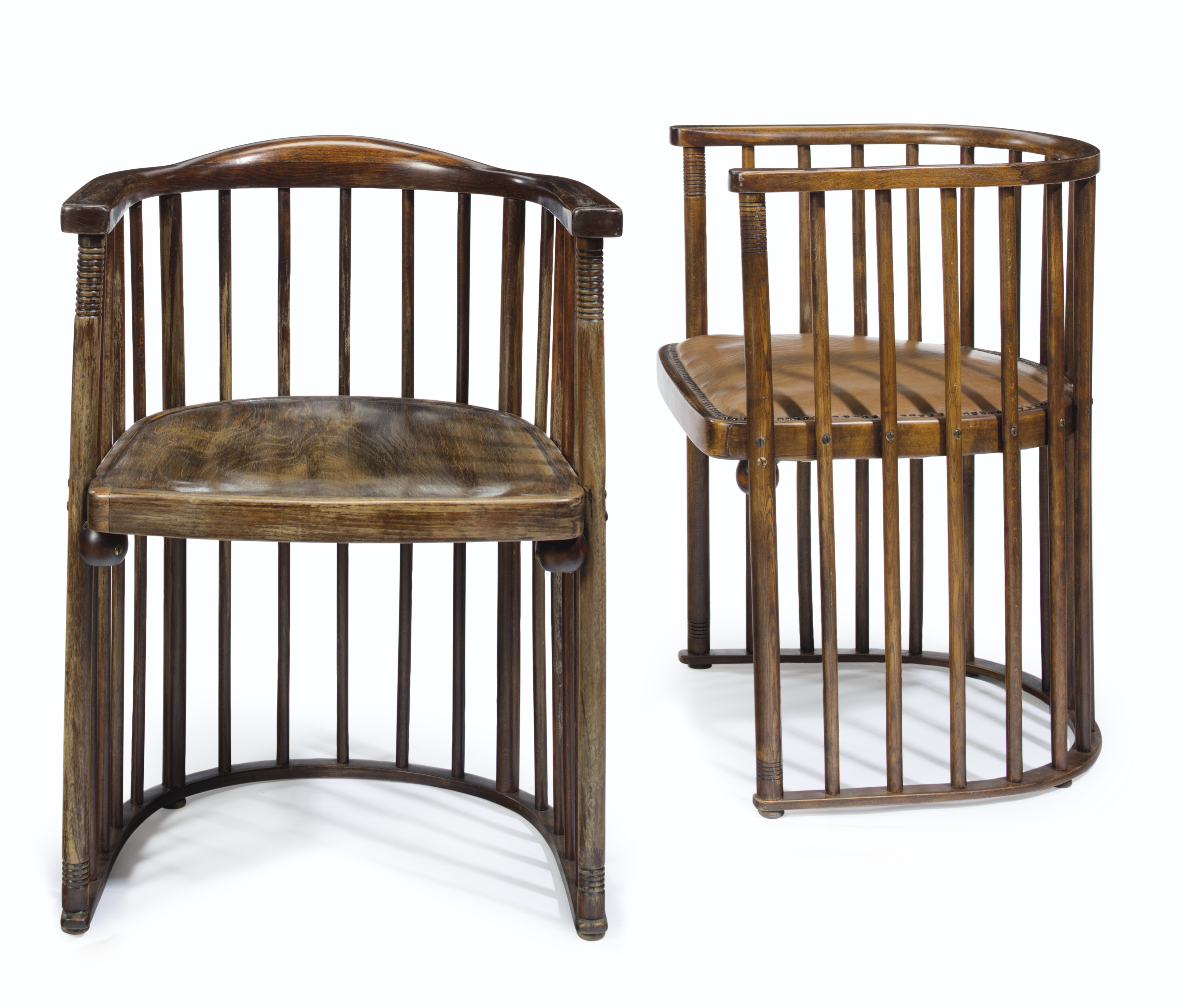 JOSEF HOFFMAN (1870-1956), TWO SIDE CHAIRS, CIRCA 1905 | Christie’s