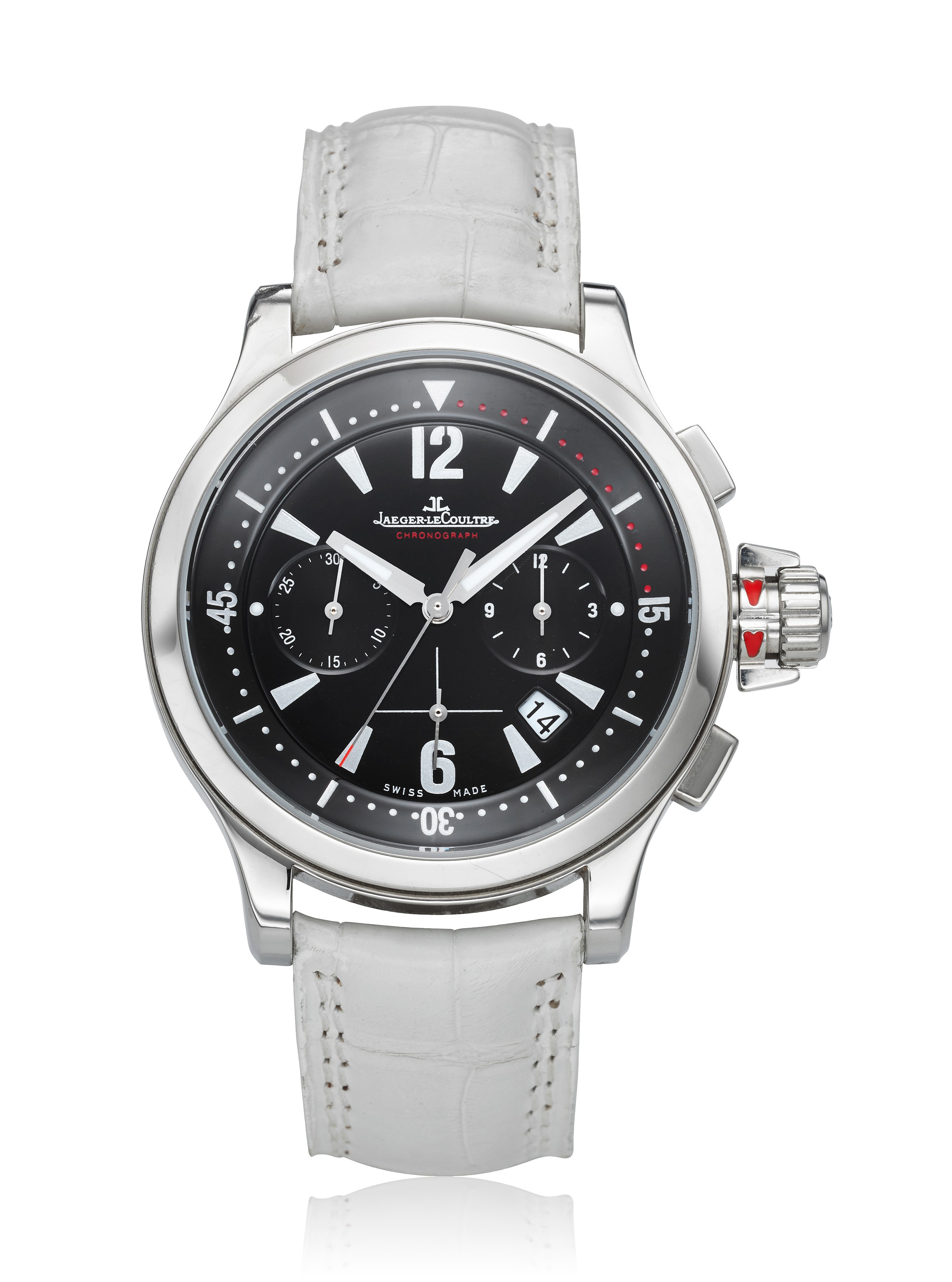 JAEGER-LECOULTRE, MID-SIZE MASTER COMPRESSOR CHRONOGRAPH, REF. 148.8.31 ...