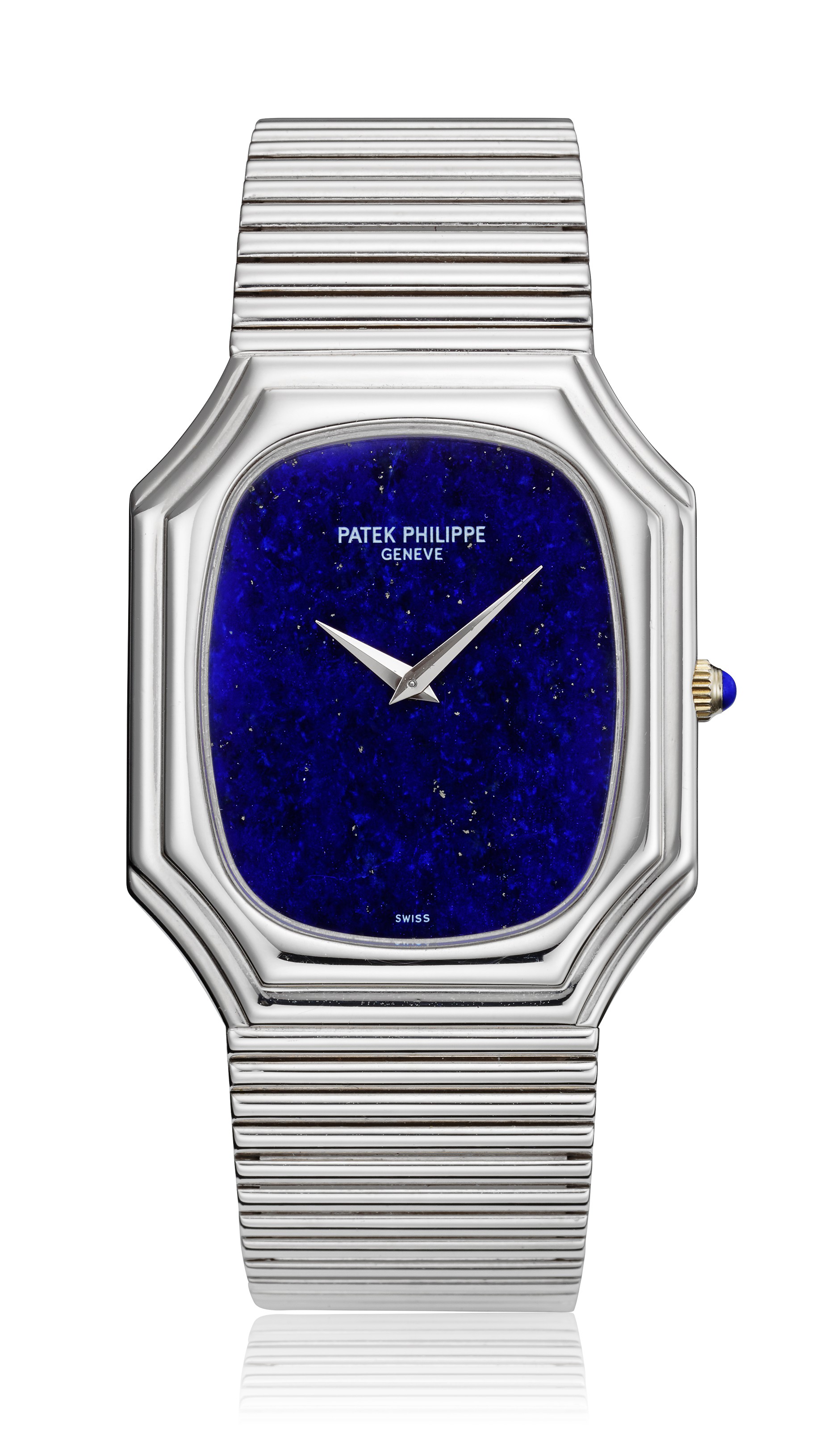PATEK PHILIPPE, 18K WHITE GOLD WITH LAPIS DIAL, REF. 3729/1, | Christie’s
