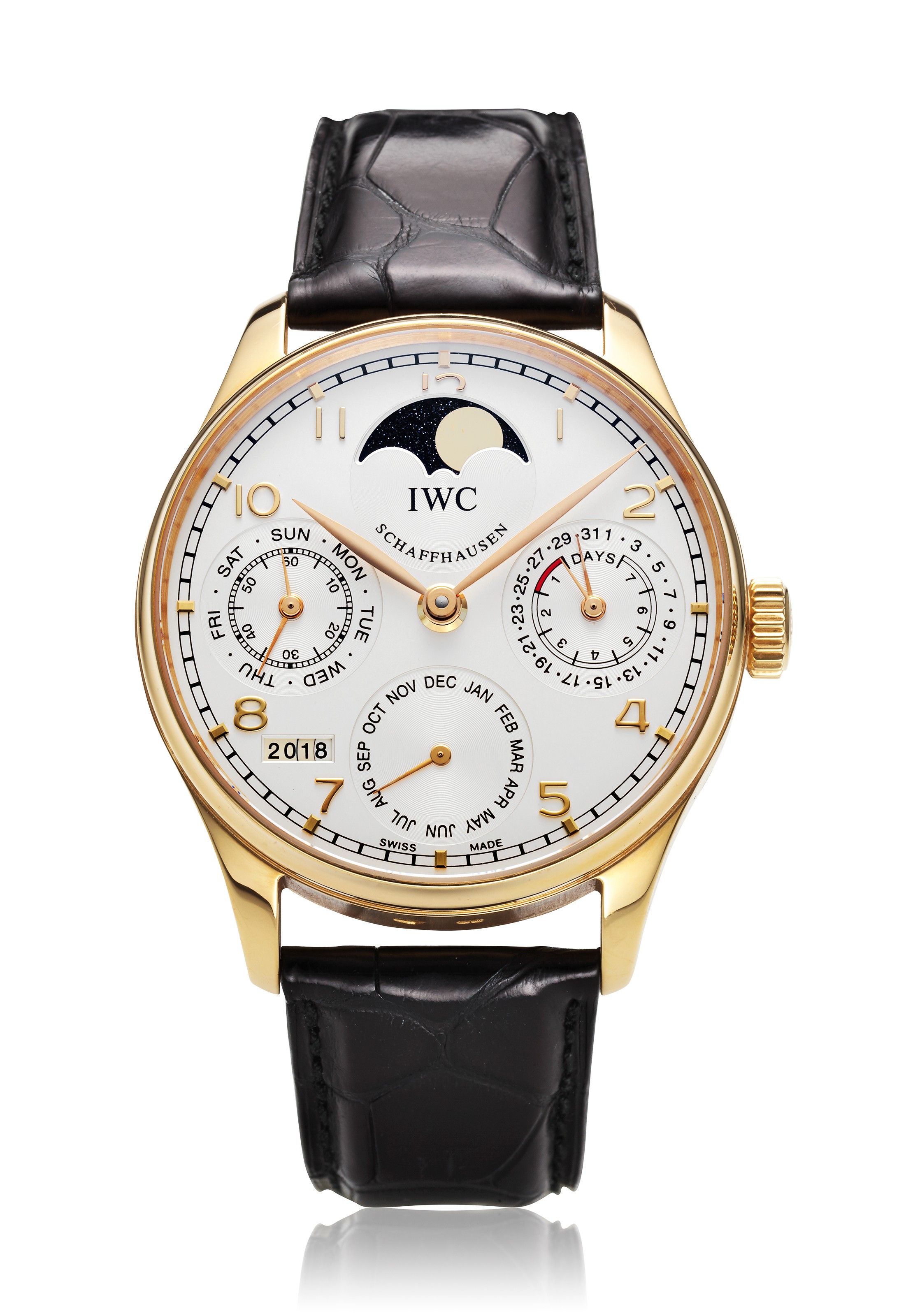 IWC, 18K PORTUGIESER PERPETUAL CALENDAR, REF. 5022, | Christie’s