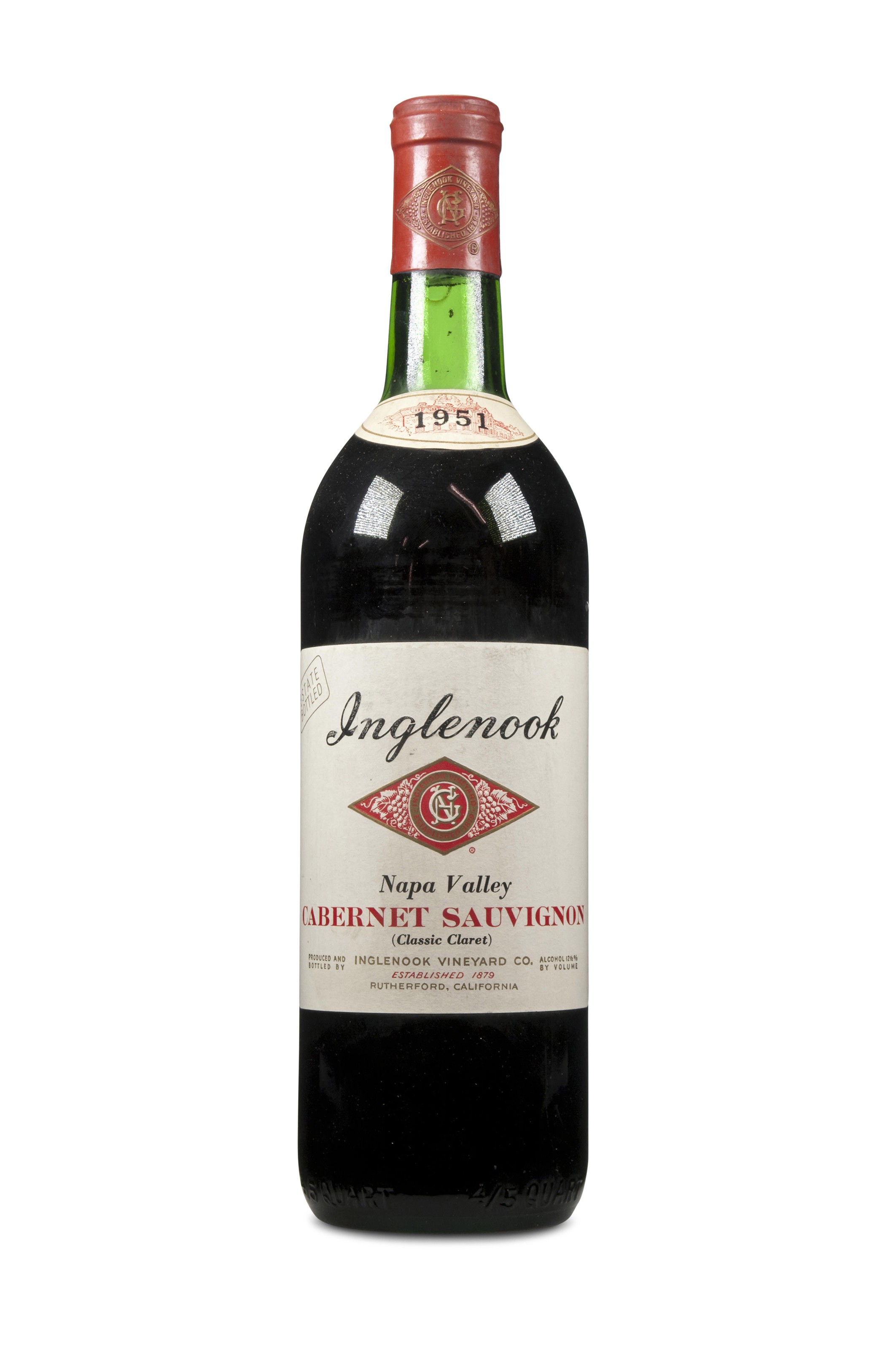 Inglenook Vineyards Cabernet Sauvignon 1951, Napa Valley | Christie’s