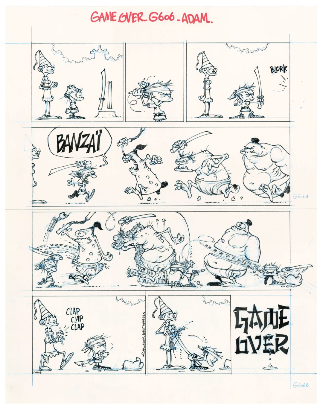 Game Over Original Art For Sale | ComicArtTracker