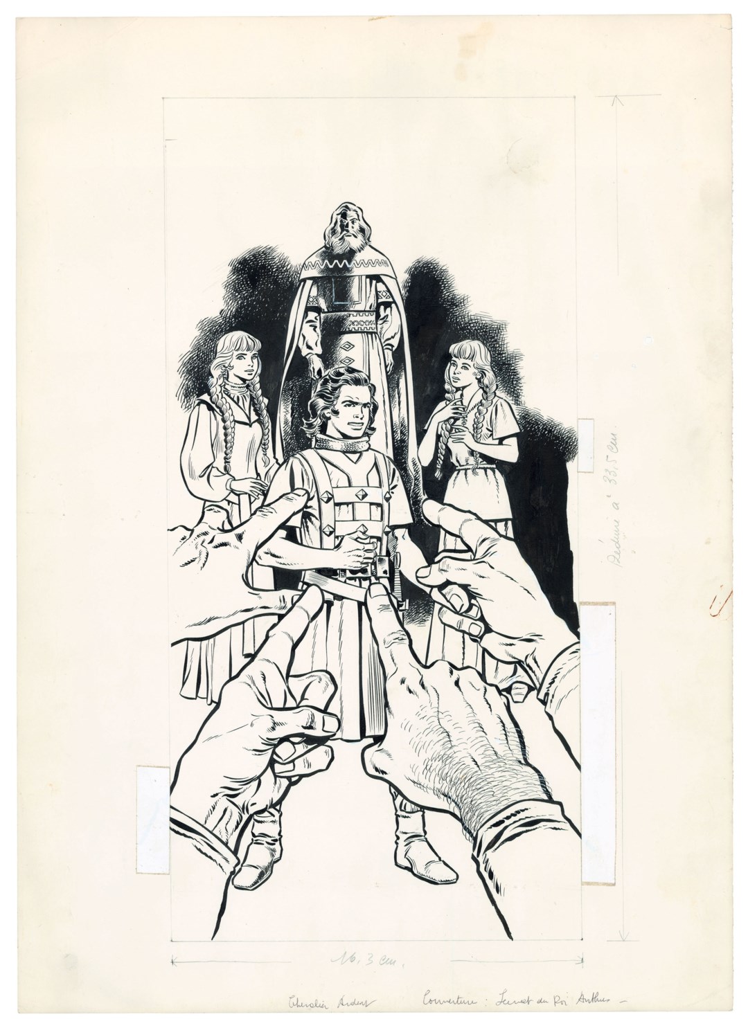 Chevalier Ardent Original Art For Sale | ComicArtTracker