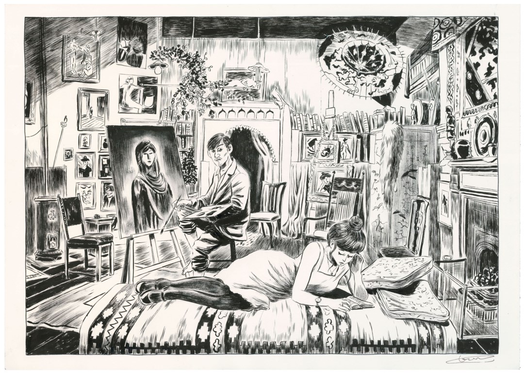 Clément Oubrerie Original Art For Sale | ComicArtTracker