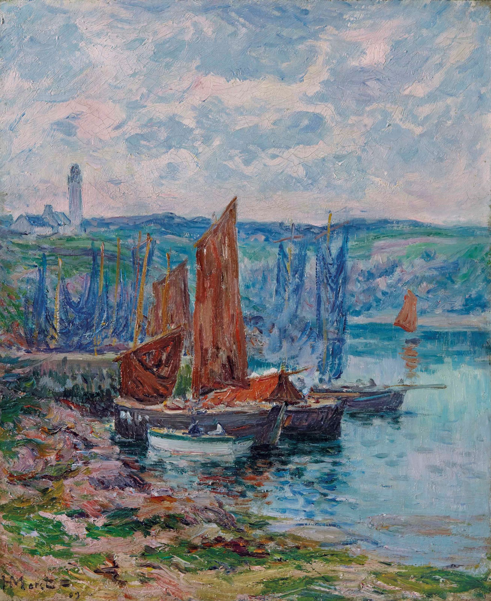 Henry Moret (1856-1913), Bâteaux de pêche | Christie's