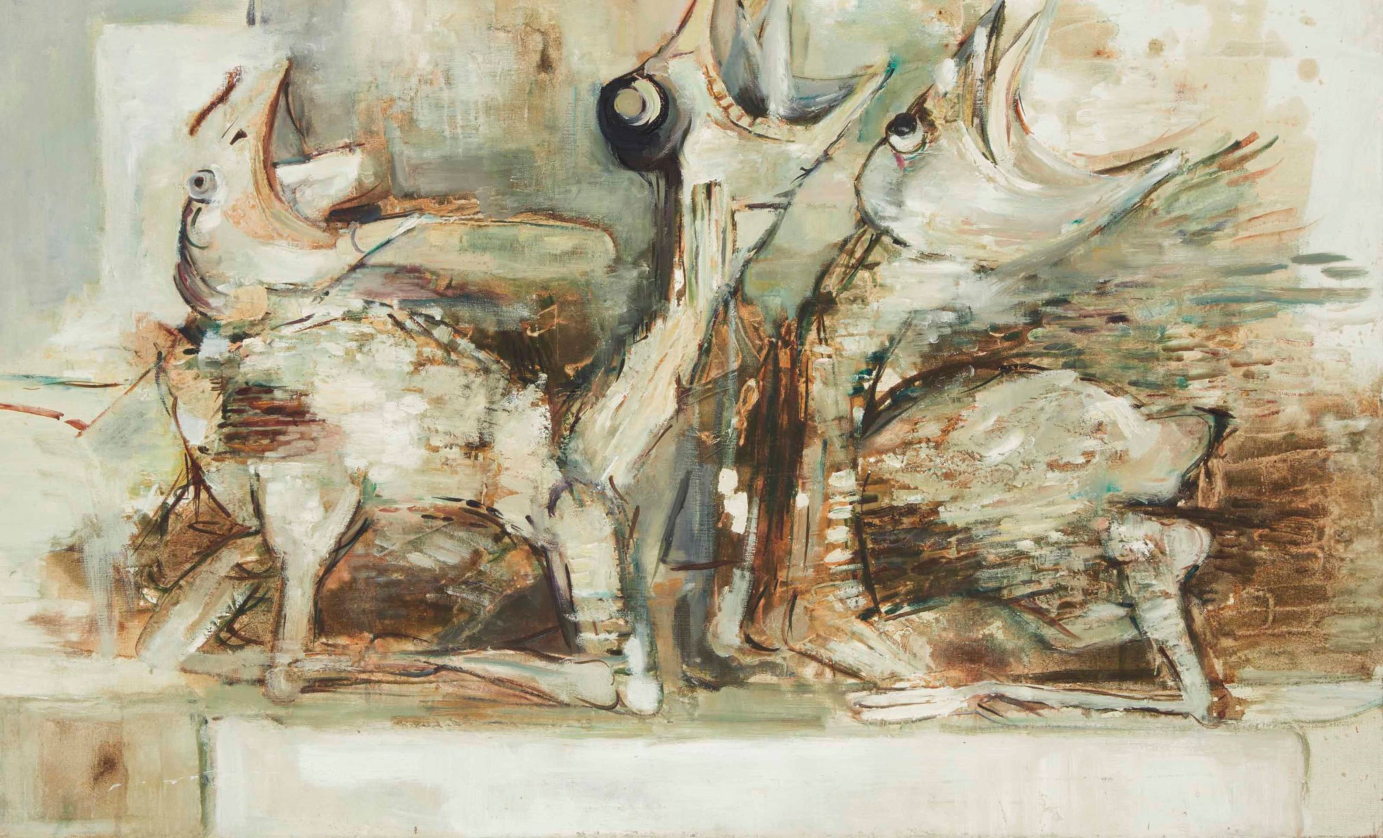 PAUL REBEYROLLE (NÉ EN 1926), Composition (Les oiseaux) | Christie's