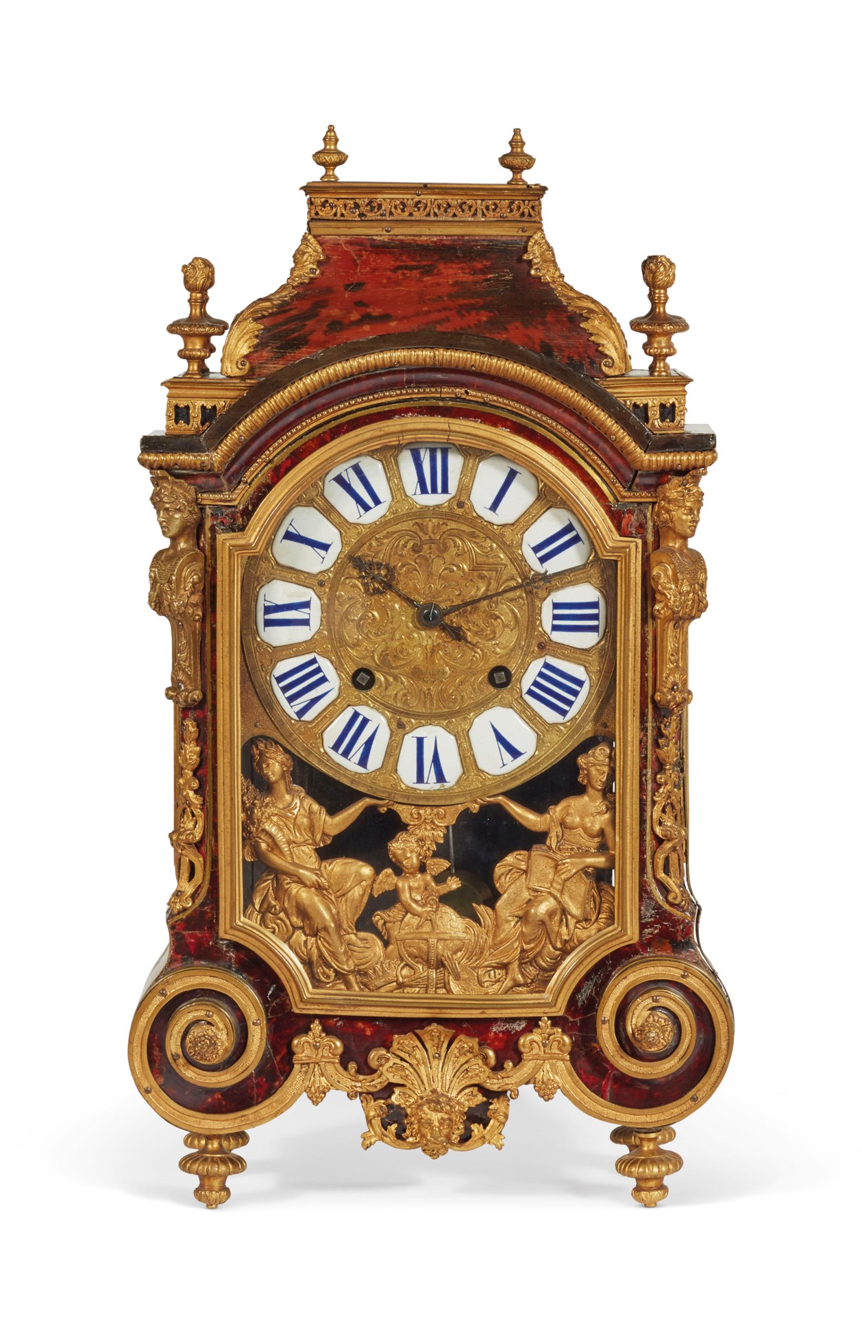 PENDULE DITE RELIGIEUSE D'EPOQUE LOUIS XIV, SIGNATURE DE BALTHAZAR ...