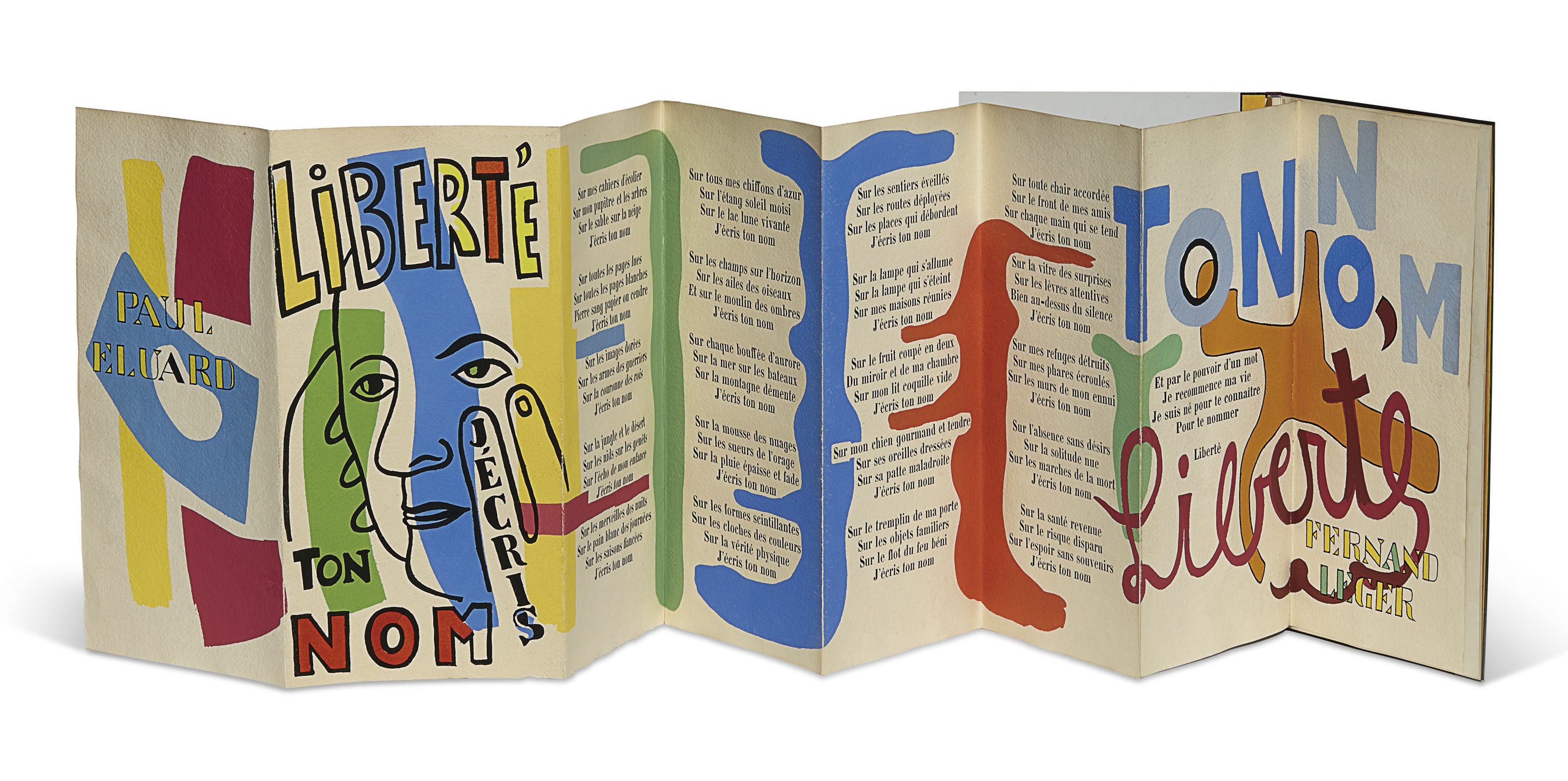 [LEGER, Fernand (1881-1955)] - ÉLUARD, Paul (1895-1952). Liberté. Paris ...