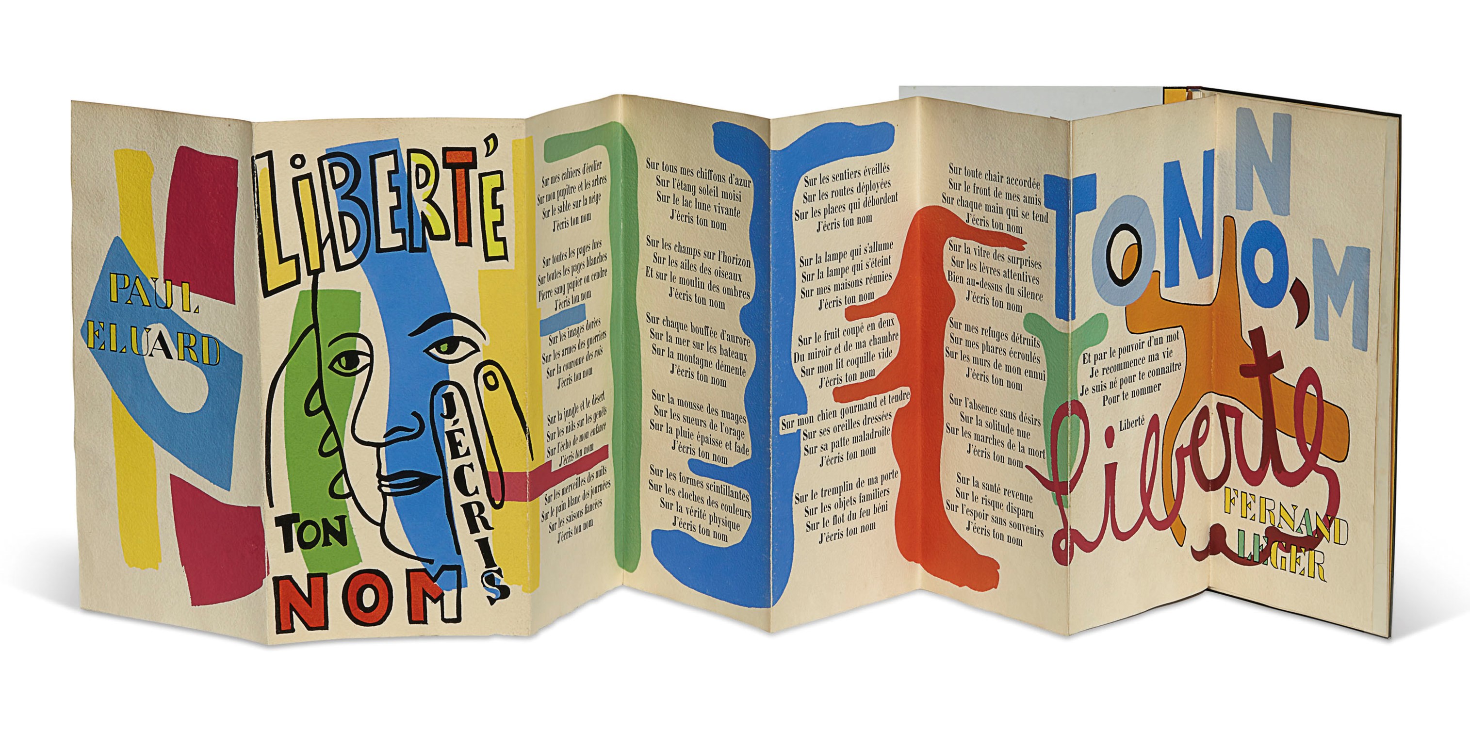 [LEGER, Fernand (1881-1955)] - ÉLUARD, Paul (1895-1952). Liberté. Paris ...