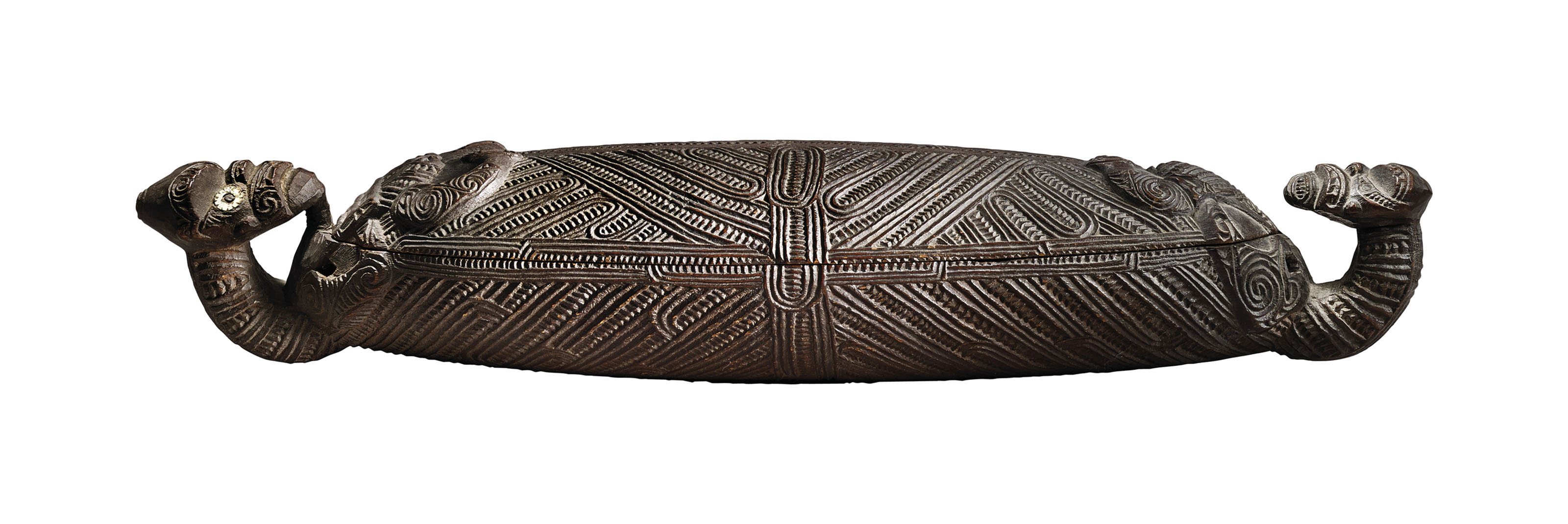 Boîte à trésor waka huia, Maori, Nouvelle-Zélande | Maori waka huia ...