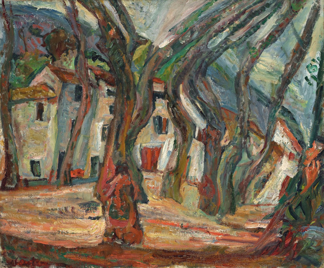 Chaïm Soutine (1893-1943), La place de la Liberté à Céret | Christie's
