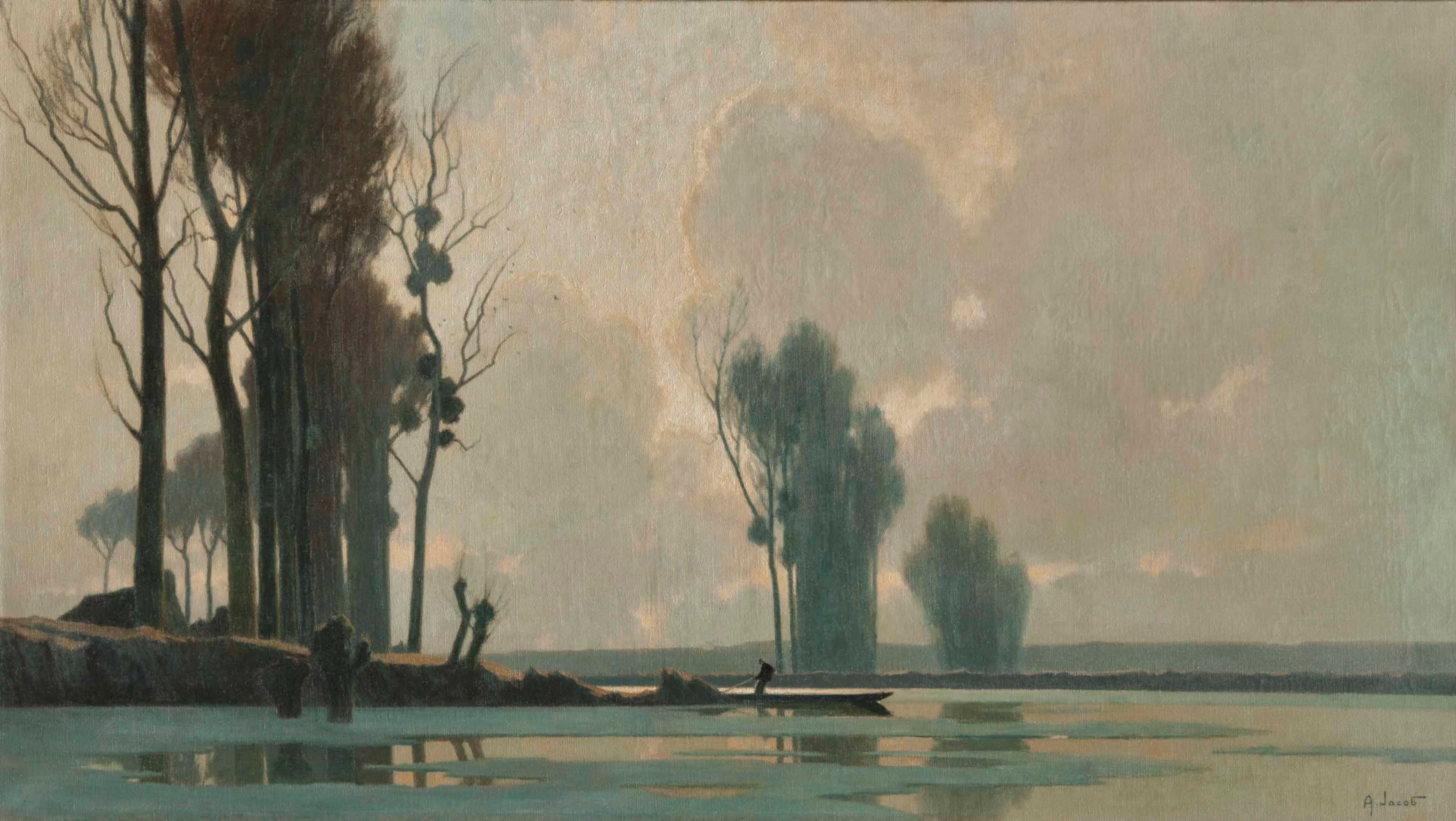 ALEXANDRE LOUIS JACOB (PARIS 1876-1972), L'hiver, les glaçons | Christie's