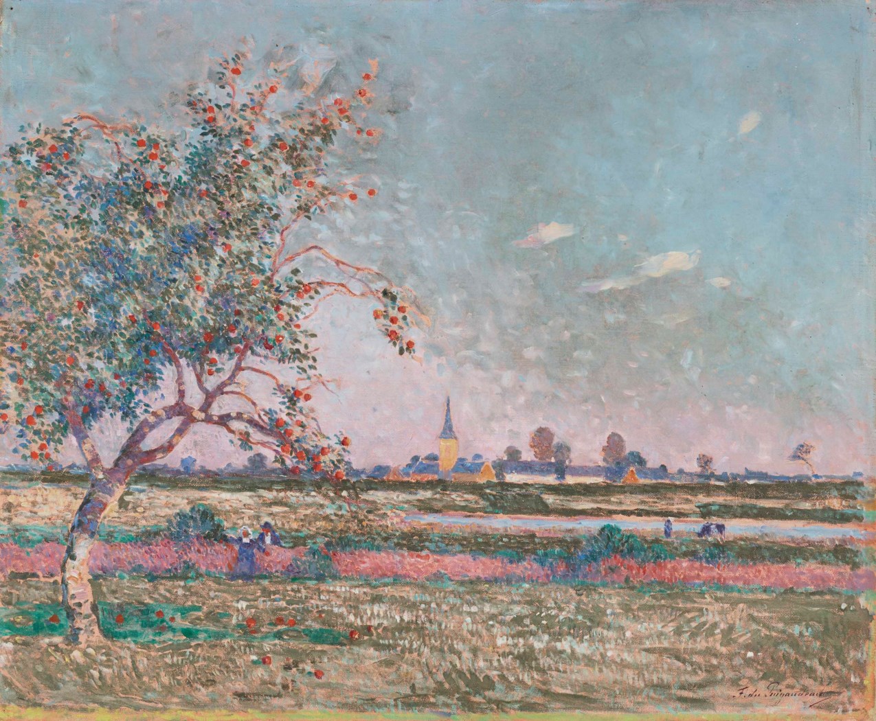 FERDINAND LOYEN DU PUIGAUDEAU (NANTES 1864-1930 LE CROISIC), Le Pommier ...