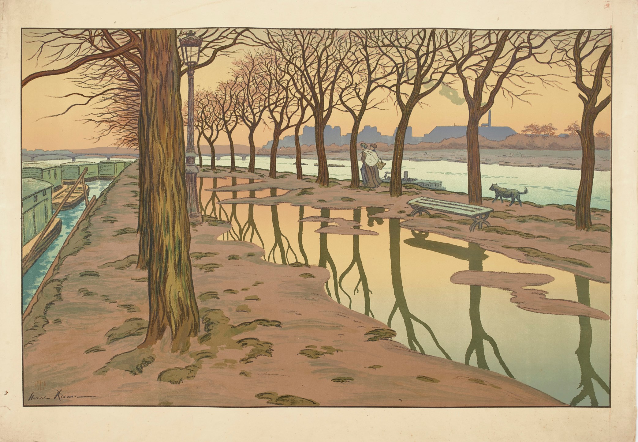 HENRI RIVIERE (1864-1951), Paysages parisiens | Christie's