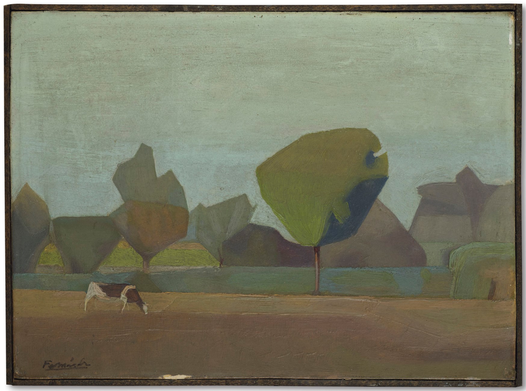 Luis Fernández (1900-1973), Le petit veau ou Paysage | Christie's