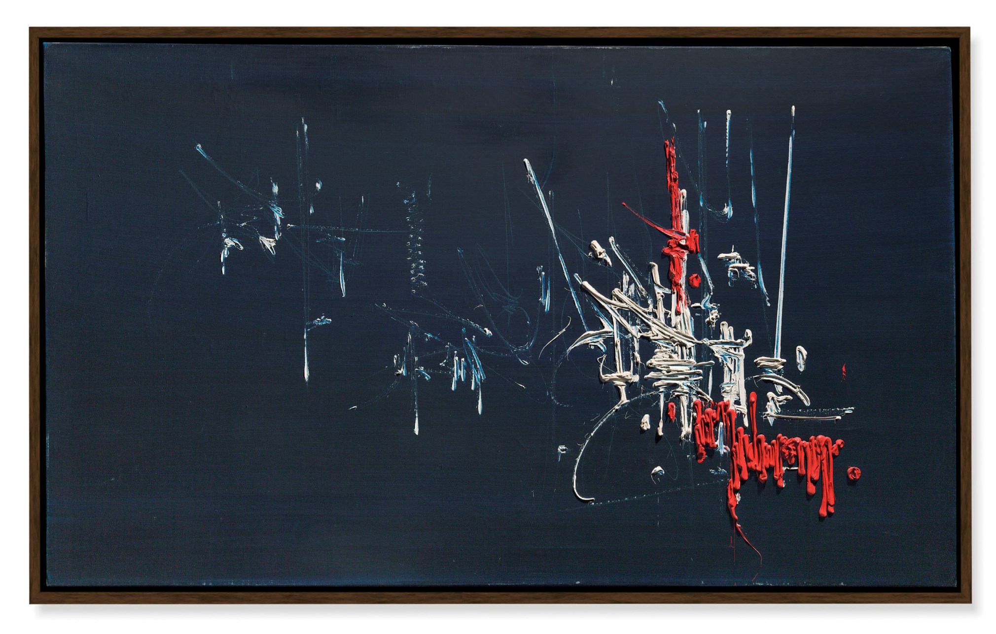 GEORGES MATHIEU (FRANCE, 1921-2012), Déformation de fonction variable ...