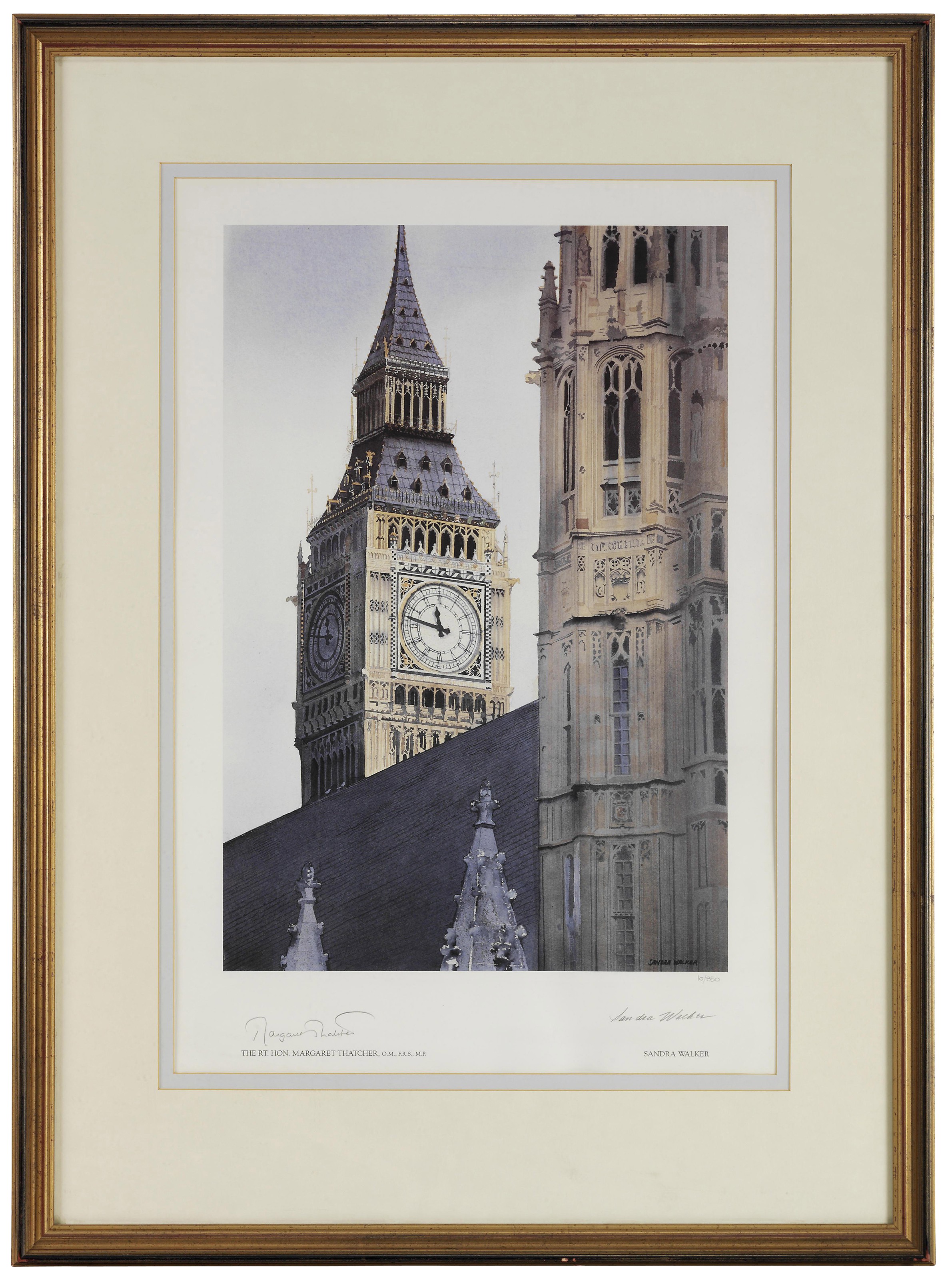 Sandra Walker, 20th/21st century, Big Ben and the Houses of Parliament ...