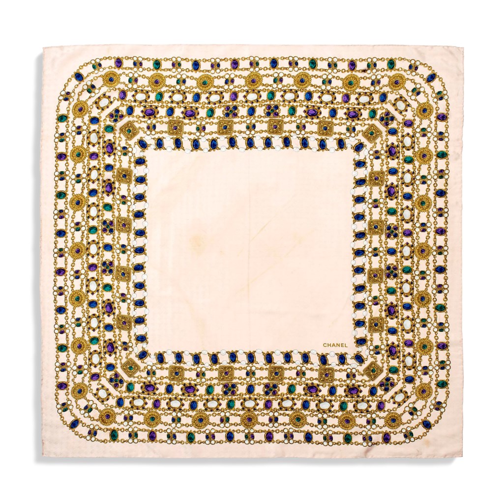 A COLLECTION OF SILK SCARVES, CHANEL, ZANDRA RHODES FOR LADY PRIMROSE'S ...