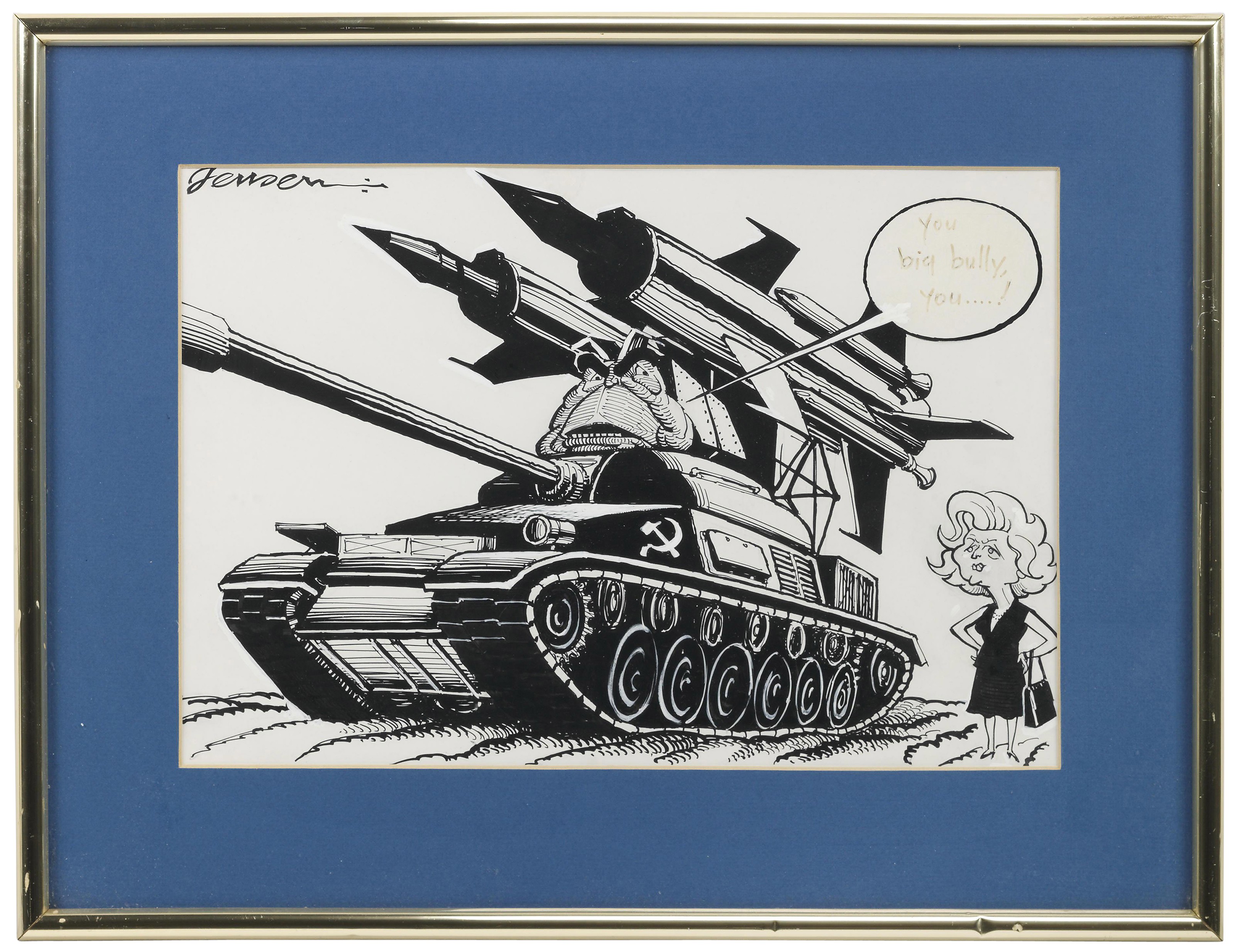 John Jensen (Australian/British, 1930-2018), You big bully you ...