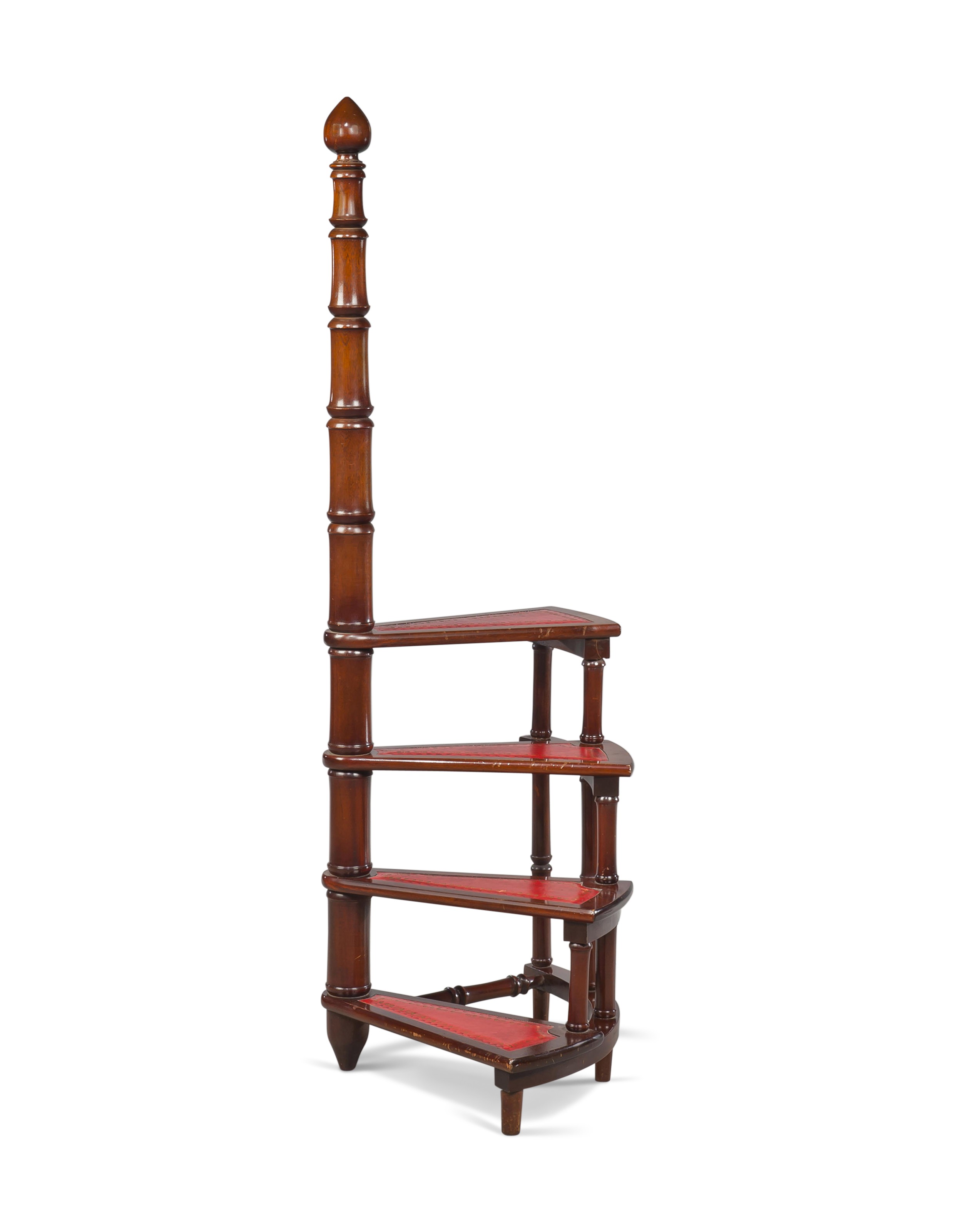 A SET OF MAHOGANY LIBRARY STEPS, SECOND-HALF 20TH CENTURY | Christie’s