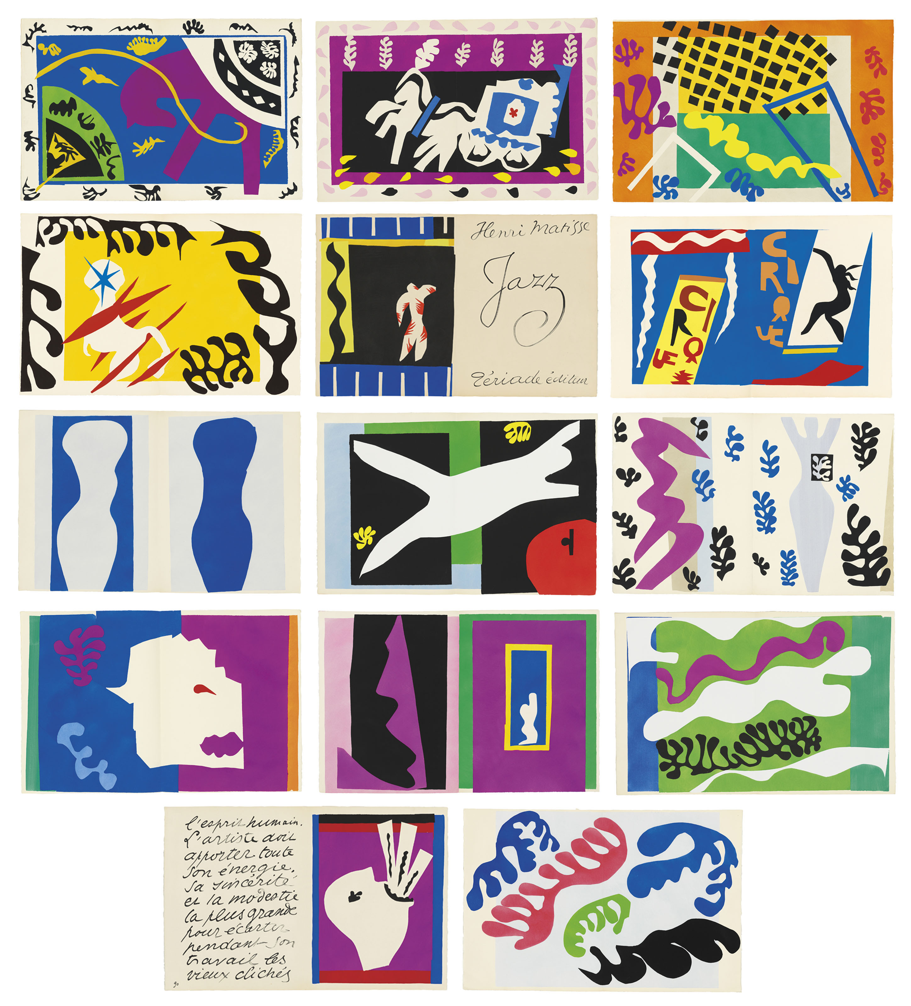 HENRI MATISSE (1869-1954) , Jazz, Tériade, Paris, 1947 | Christie's