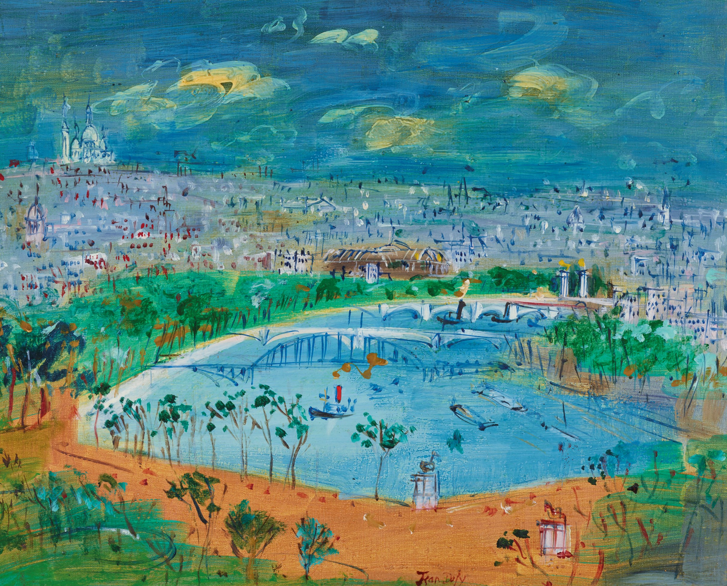Jean Dufy (1888-1964), Vue de Paris | Christie's
